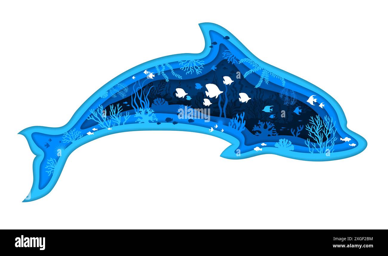 Dolphin shoal Stock Vector Images - Alamy