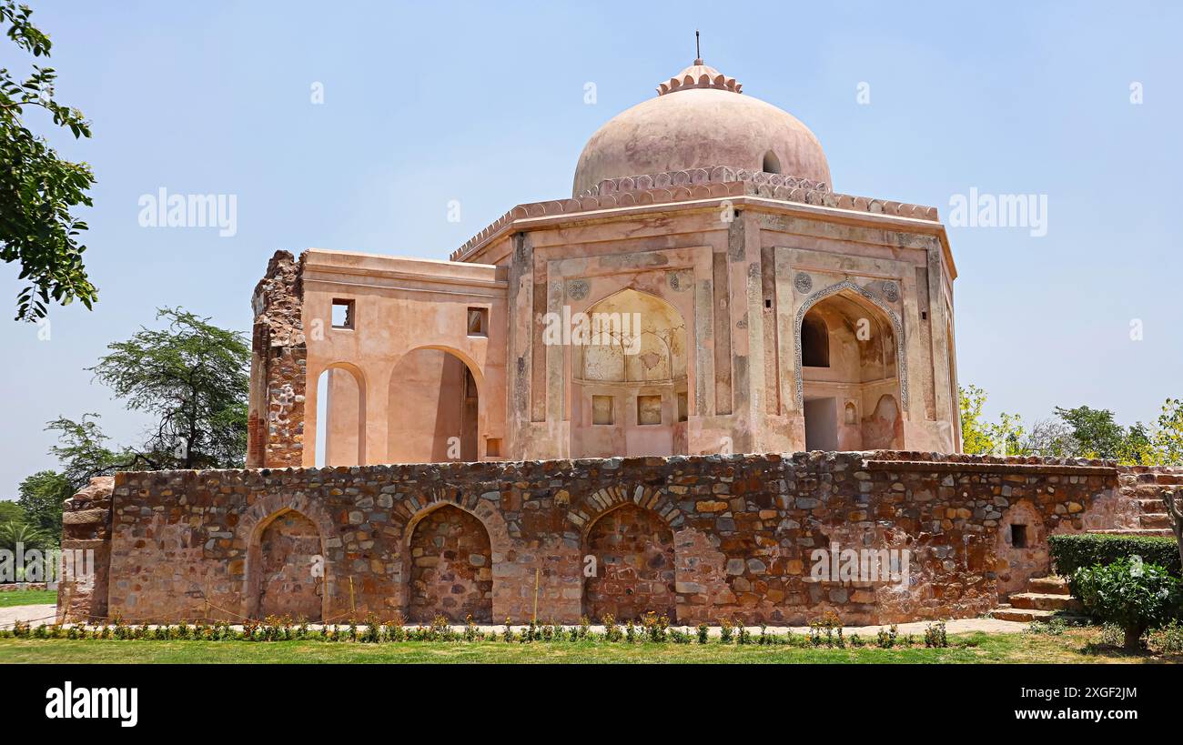 View of the tomb of Muhammad Quli Khan, built in the 17th century ...