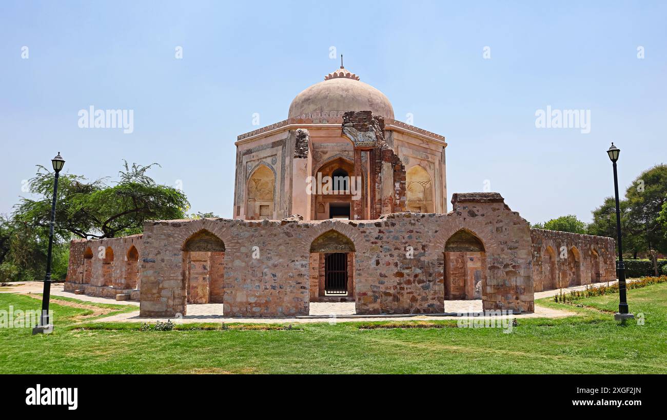 View of the tomb of Muhammad Quli Khan, built in the 17th century ...