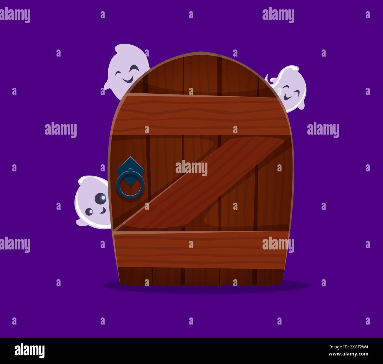 Halloween font, letter Z with funny spooky ghosts, vector cartoon ...