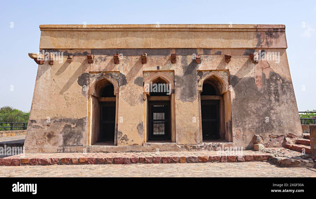 Side view of Gujri Mahal, built by Firoz Shah Tughlaq for his beloved ...