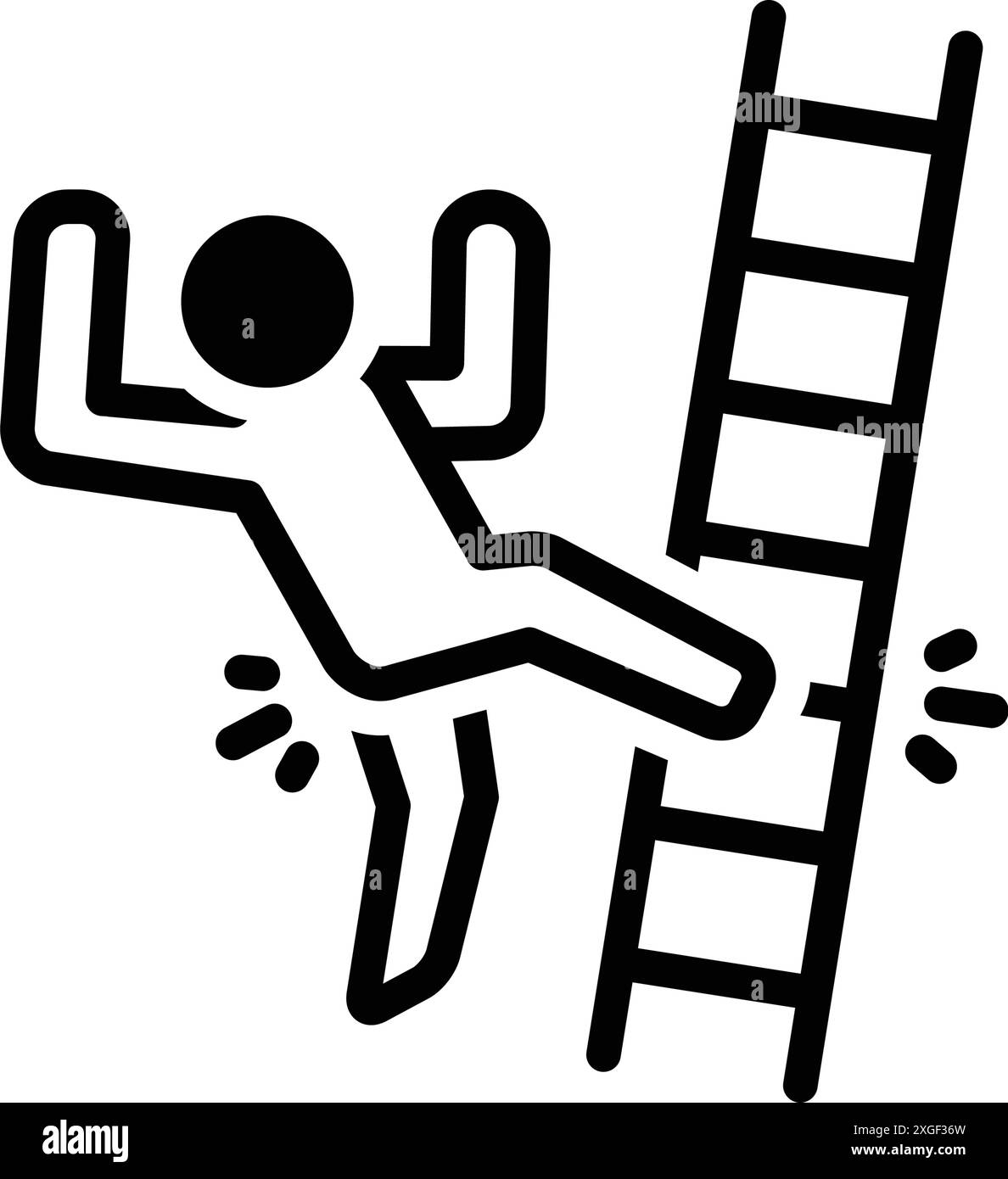 Slip and fall Black and White Stock Photos & Images - Alamy