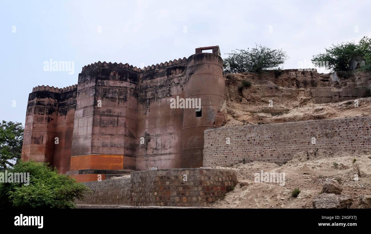 Ruined view of Kans Quilla, the fort named after Kamsa, a king who ...