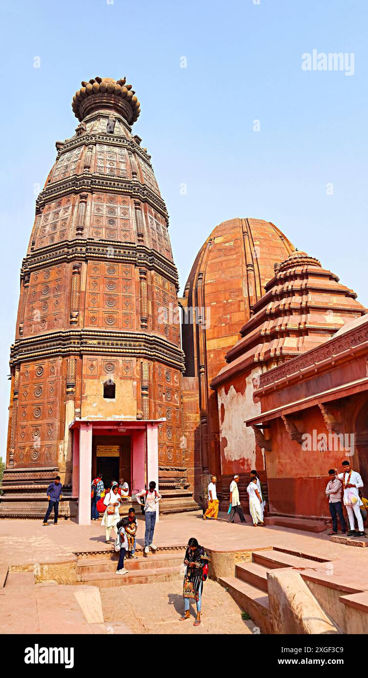 Beautiful ancient Shri Radha Madan Mohan Temple, rebuilt in the 1580s ...