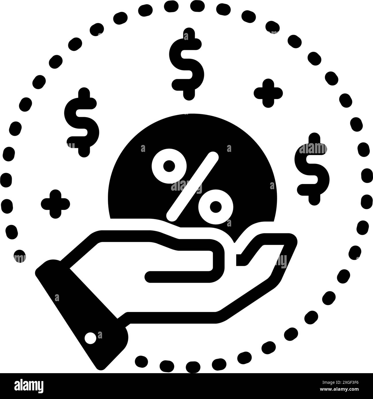 Icon commission money Black and White Stock Photos & Images - Alamy