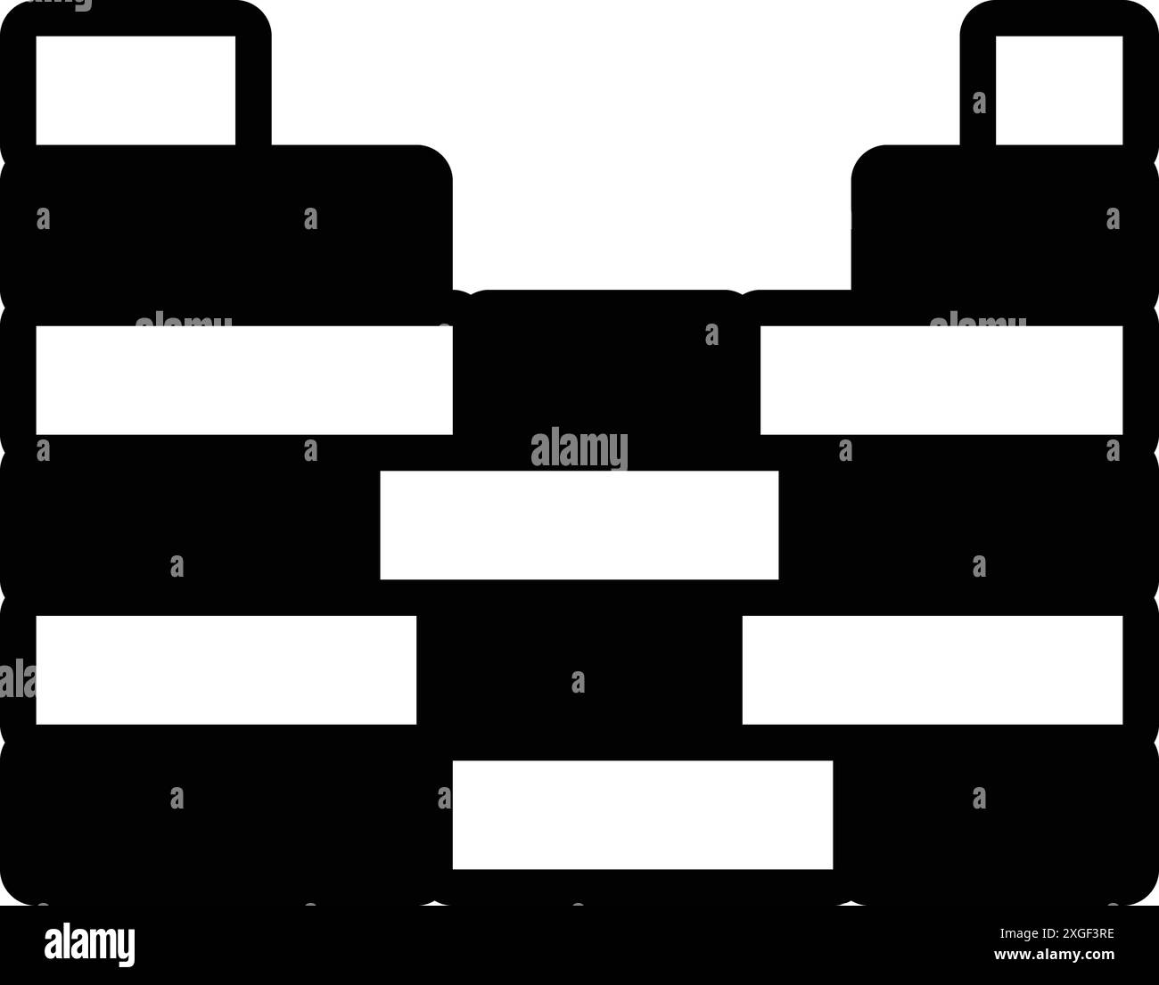 Brick enclosure Stock Vector Images - Alamy