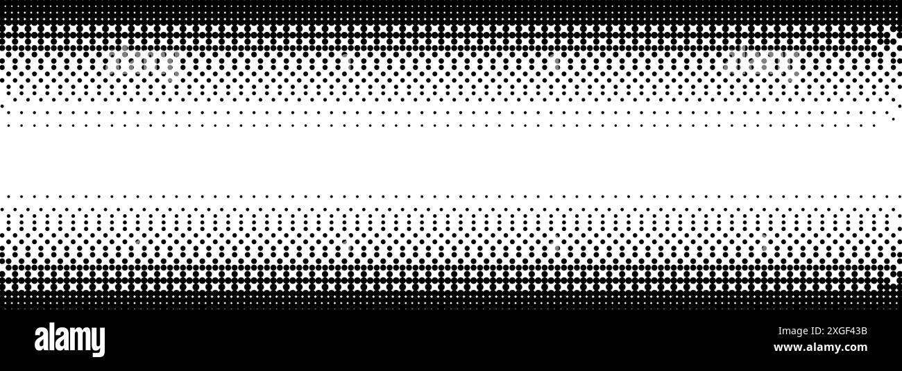Pixelated bitmap gradient texture. Black and white dither pattern ...