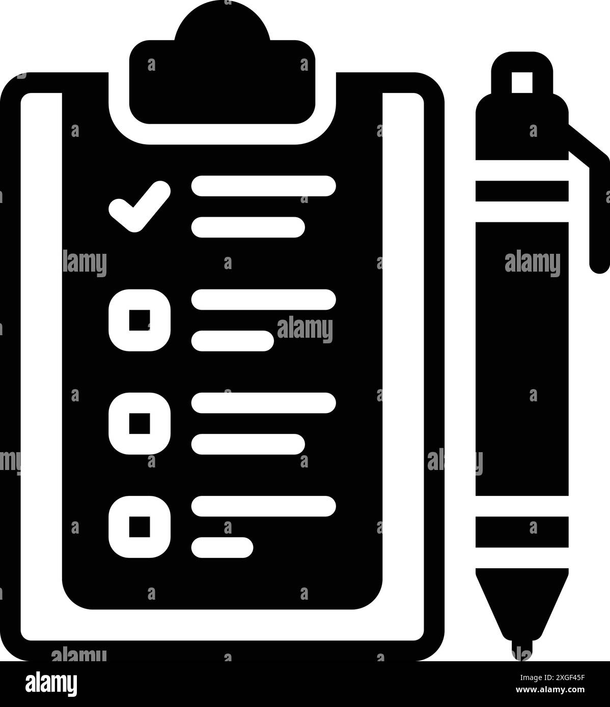 Icon for questionnaire,criteria Stock Vector Image & Art - Alamy