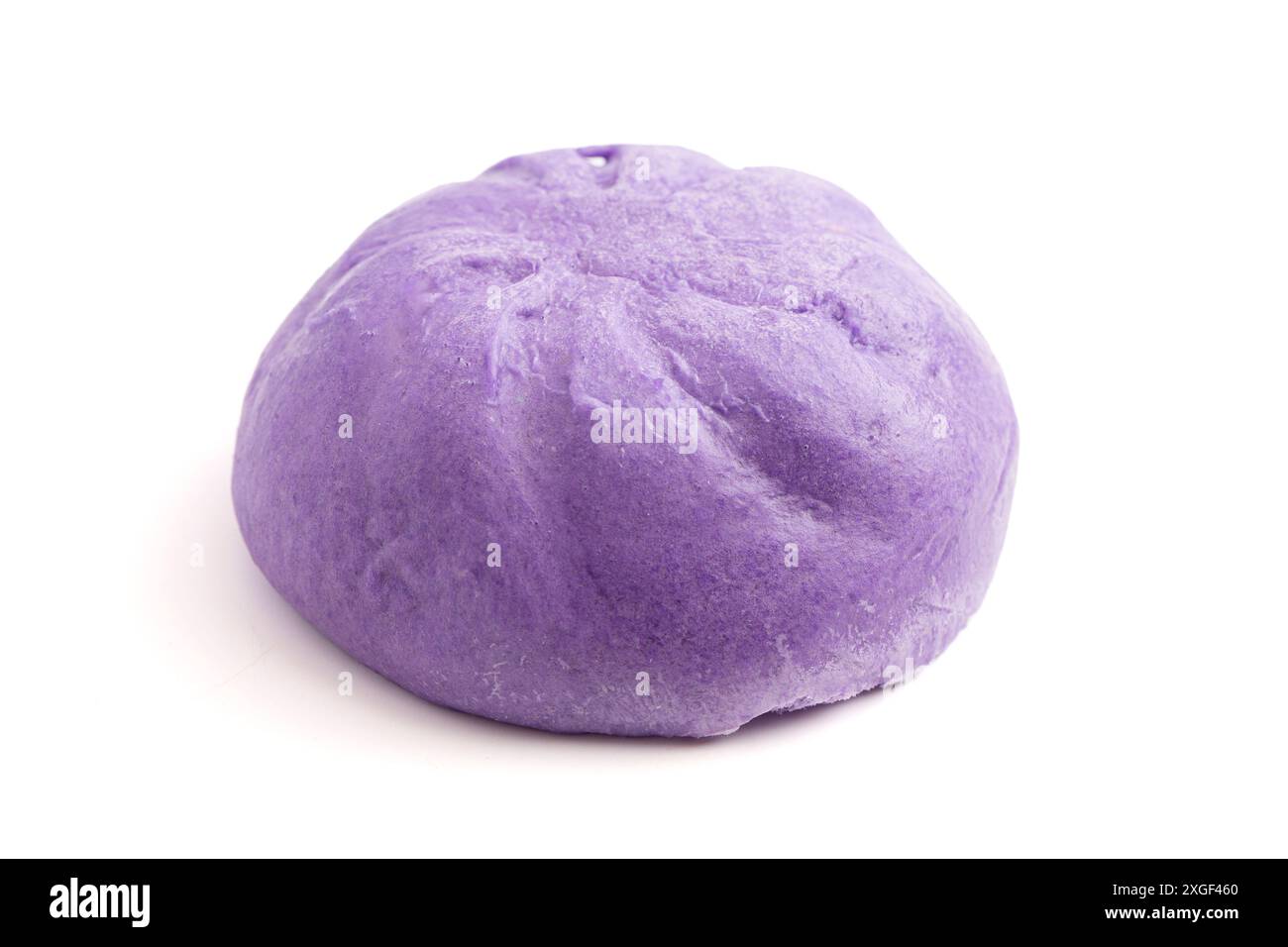 Steamed Purple Ube Sweet Potato Dumplings Stock Photo - Alamy
