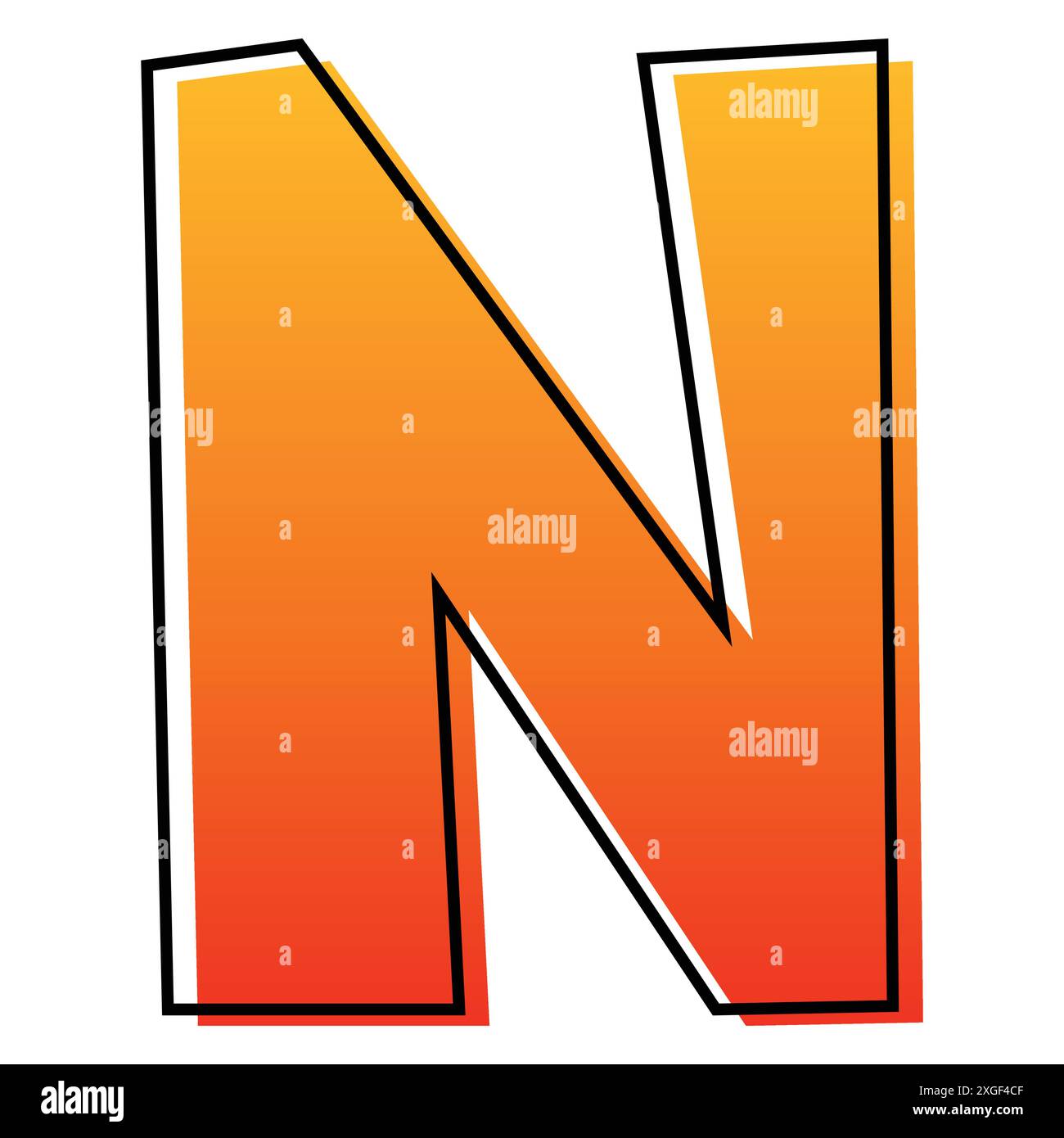 Alphabet n logo hi-res stock photography and images - Alamy