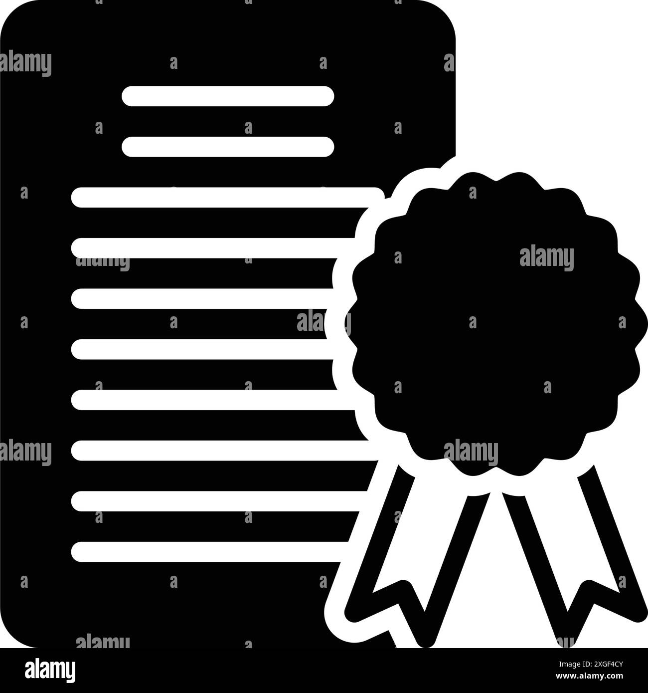 Icon for licensing,certificate Stock Vector Image & Art - Alamy