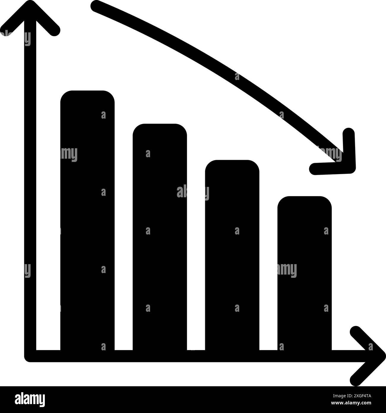 Icon for descending,downward Stock Vector Image & Art - Alamy