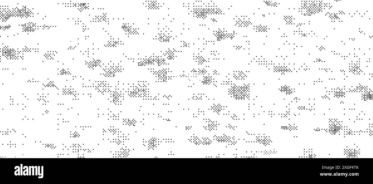 Pixelated grain texture bitmap. Abstract dotted glitchy pattern. Dither grunge background. Video ...