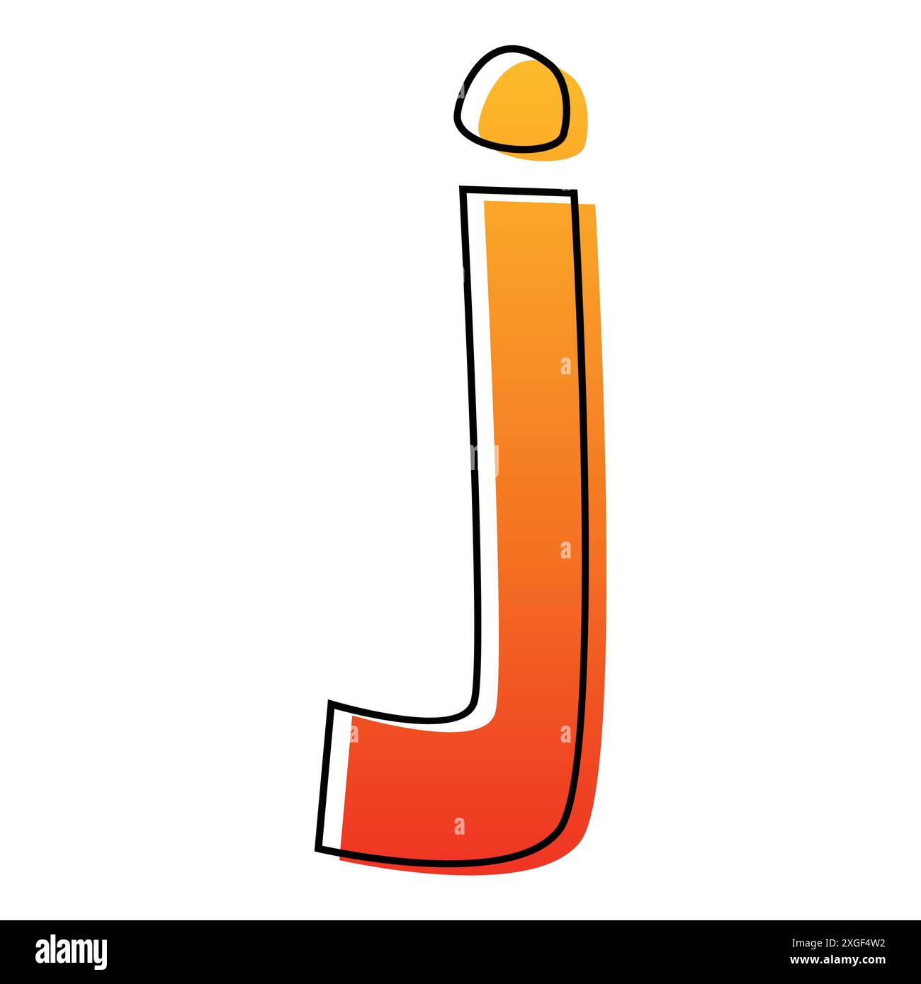 Playful letter j hi-res stock photography and images - Alamy