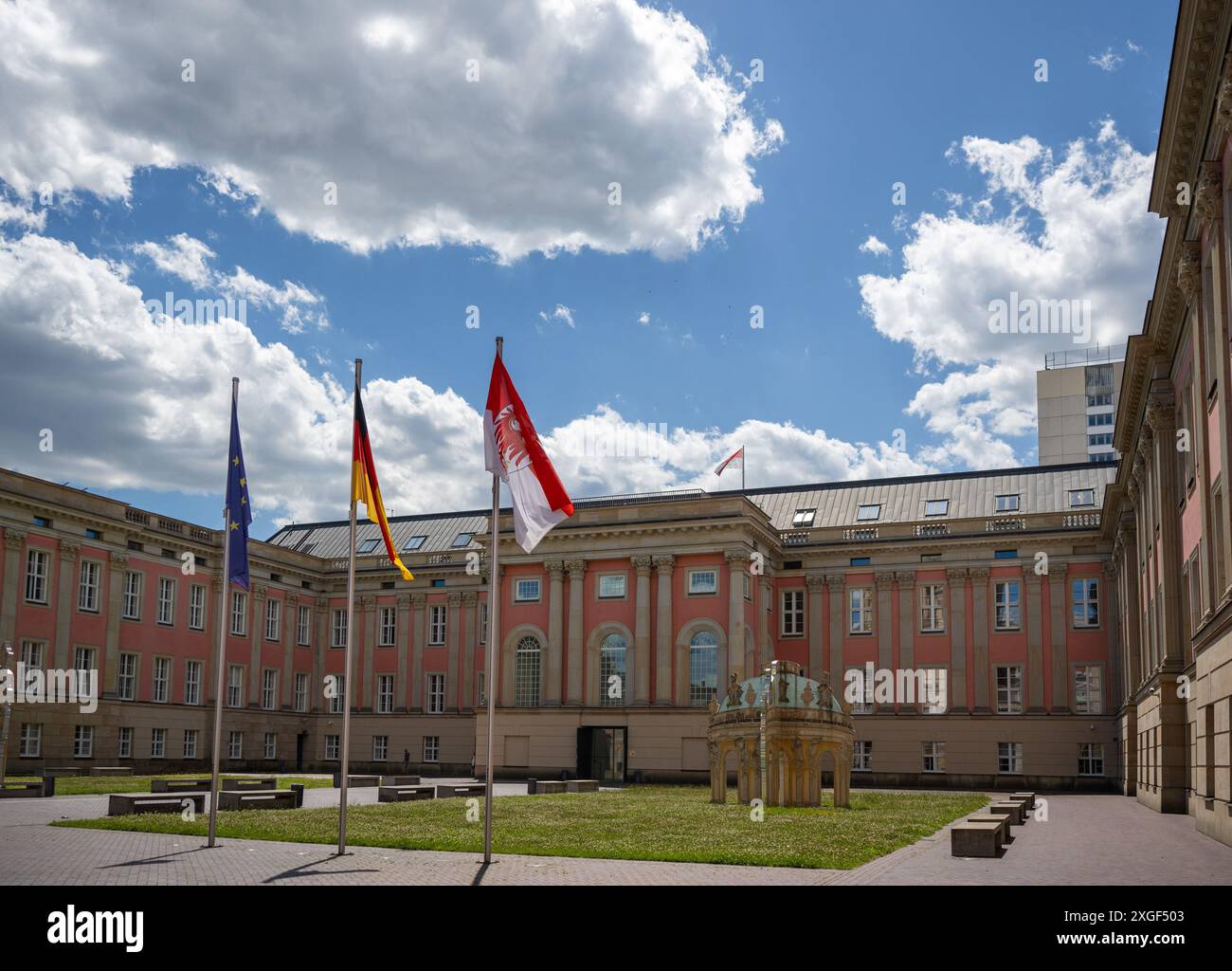 Potsdam, Germany. 08th July, 2024. View of the Potsdam City Palace, the ...
