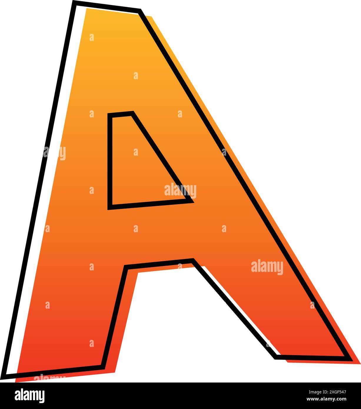 Playful letter a logo Stock Vector Images - Alamy