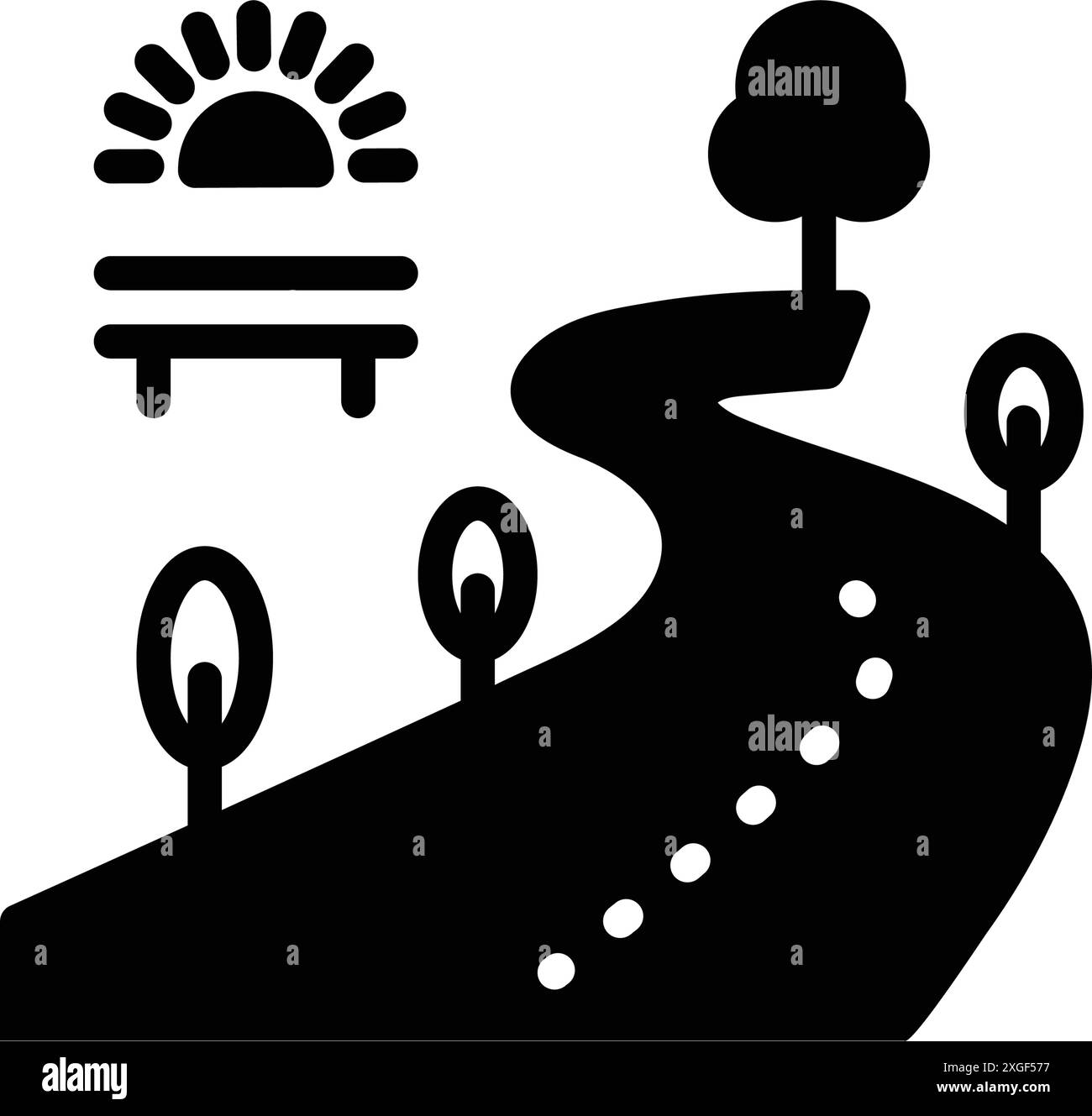 Icon for paths,road Stock Vector Image & Art - Alamy