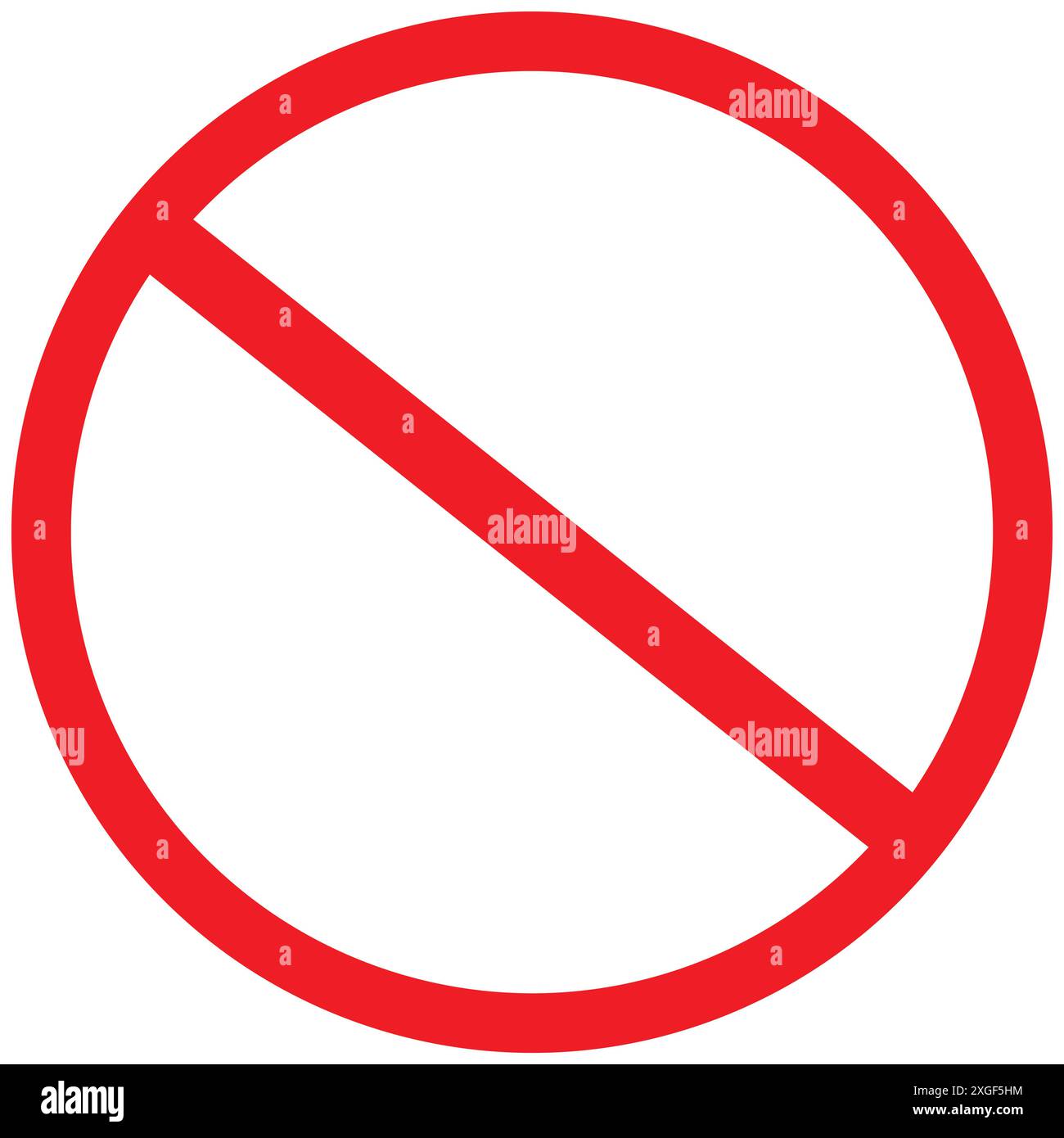 Vector illustration of the Forbidden sign Stock Vector Image & Art - Alamy