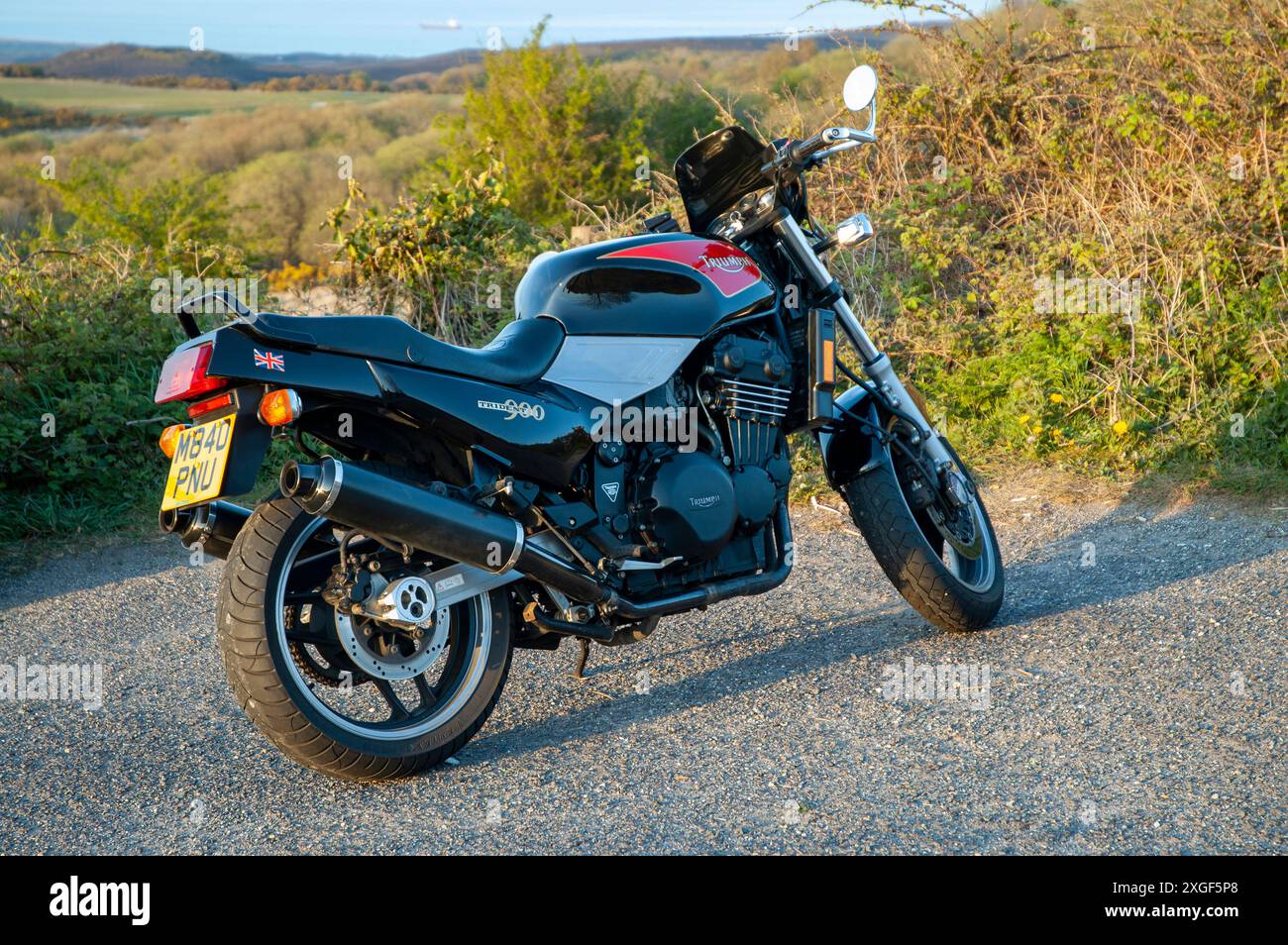 Triumph Trident motorcycle Stock Photo - Alamy