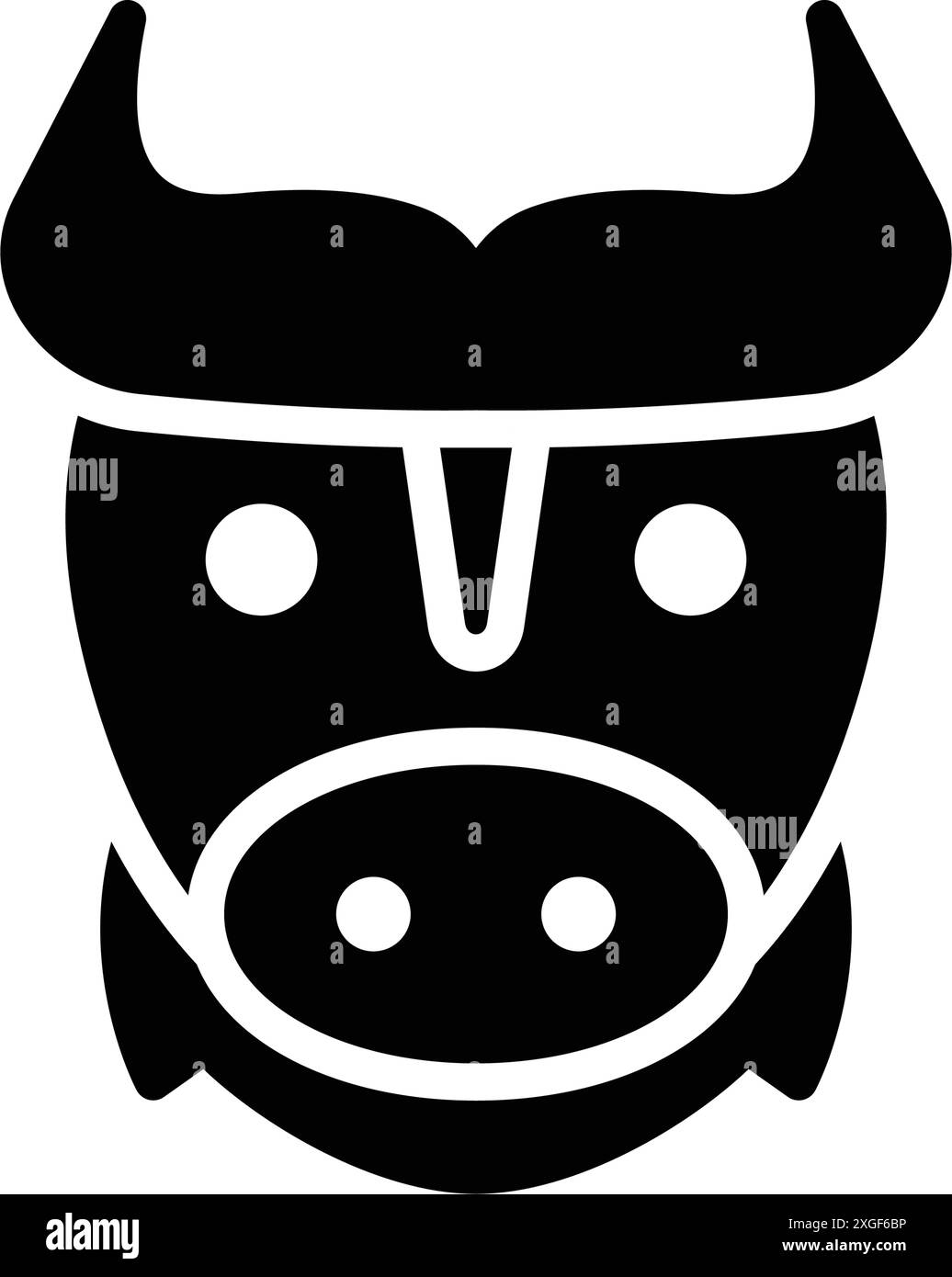 Icon for buffalo,aggressive Stock Vector Image & Art - Alamy