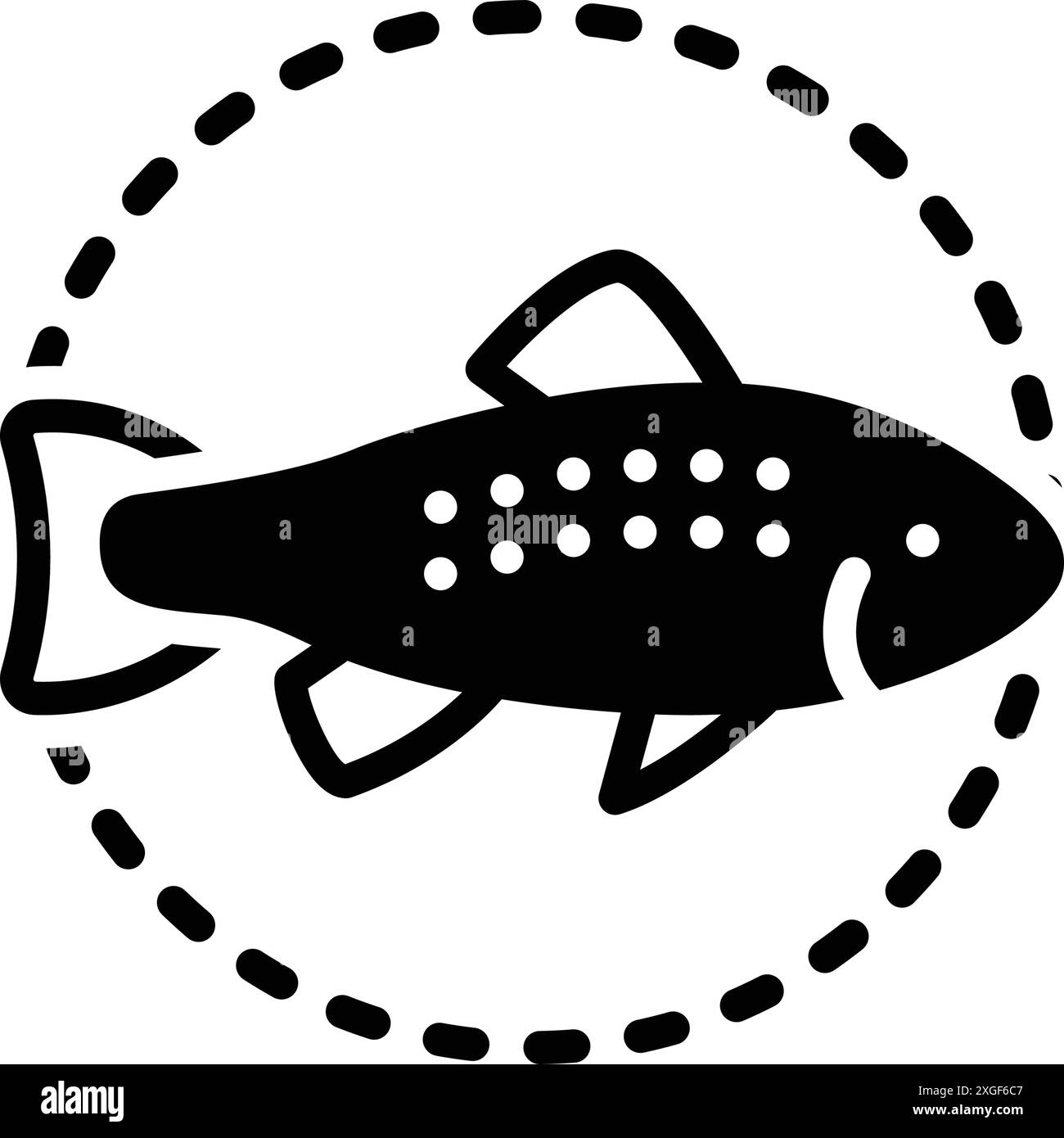 Icon for trout,salmon fish Stock Vector Image & Art - Alamy