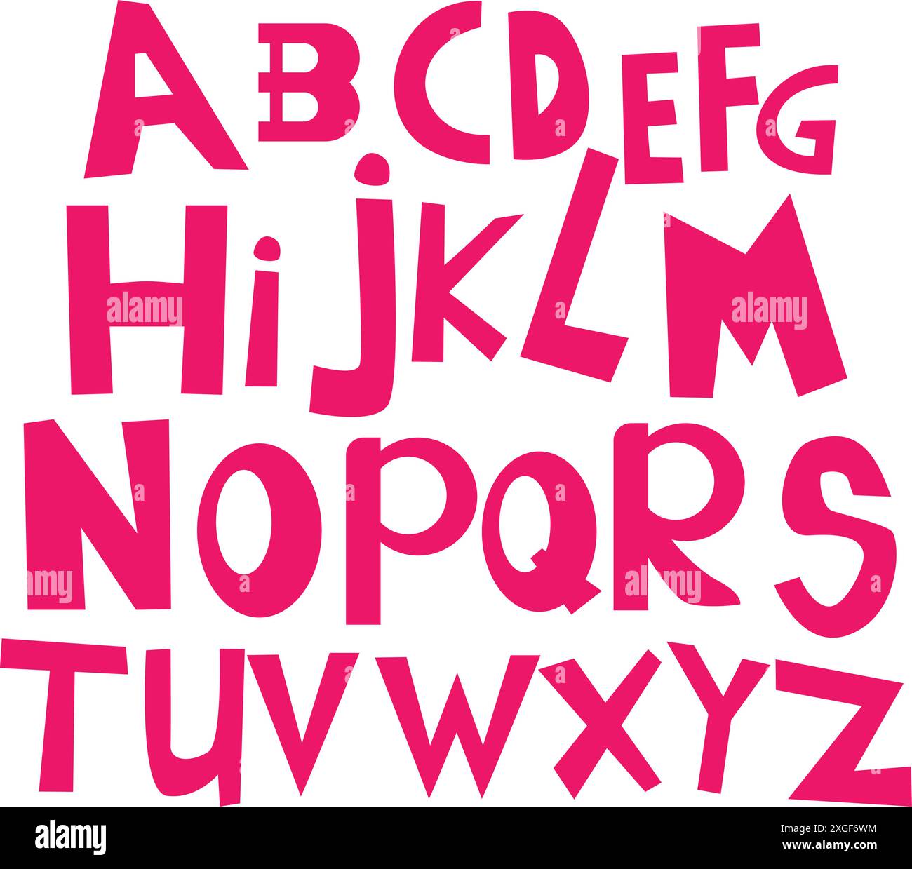 Vibrant playful text design Stock Vector Images - Alamy