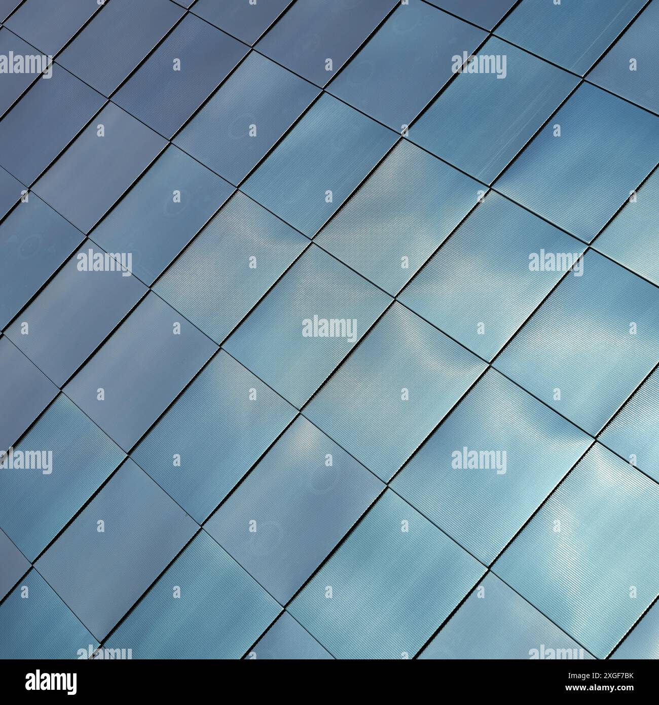 Stainless steel facade cladding on a modern building Stock Photo - Alamy
