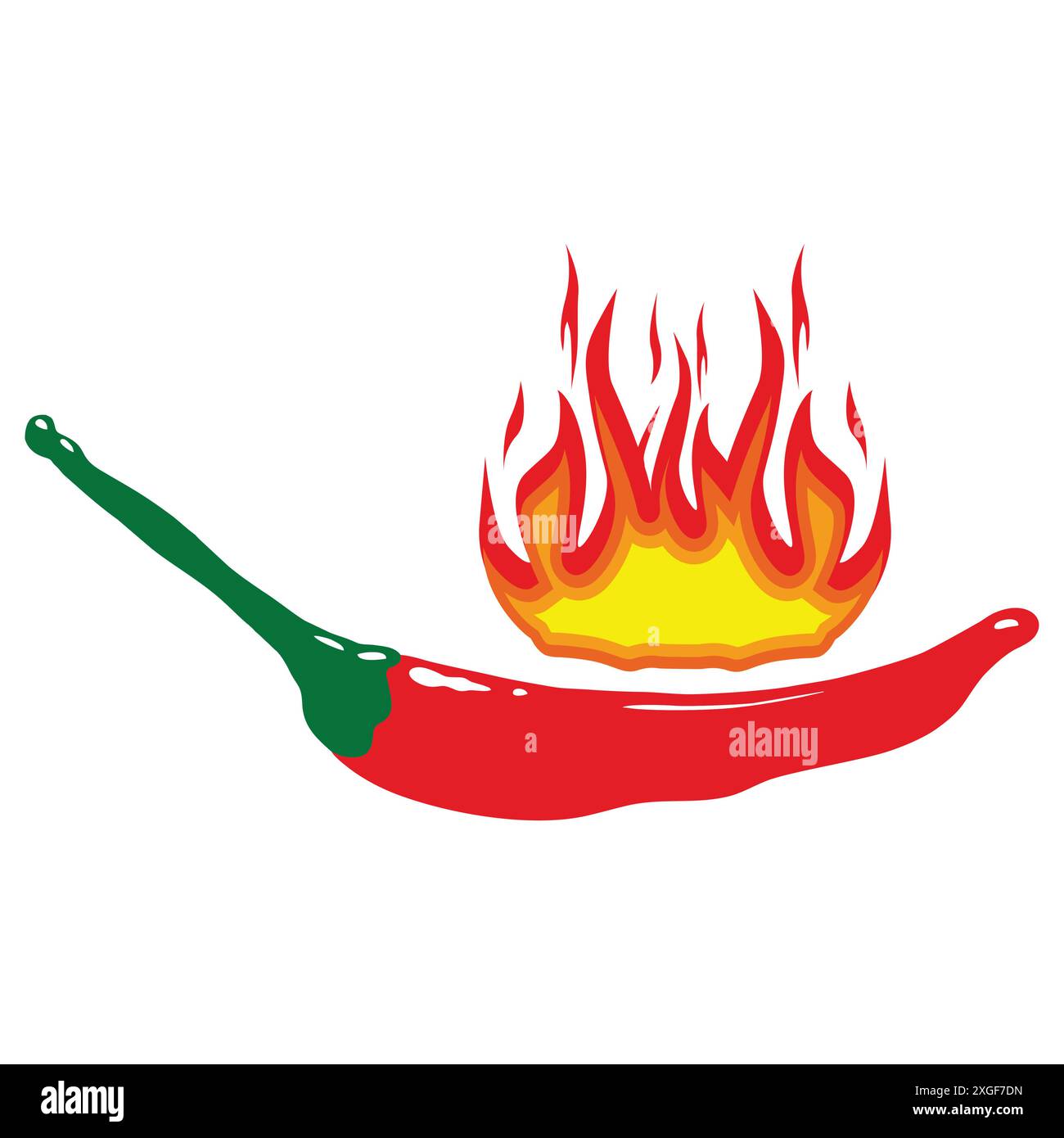 Chili wallpaper design Stock Vector Images - Alamy