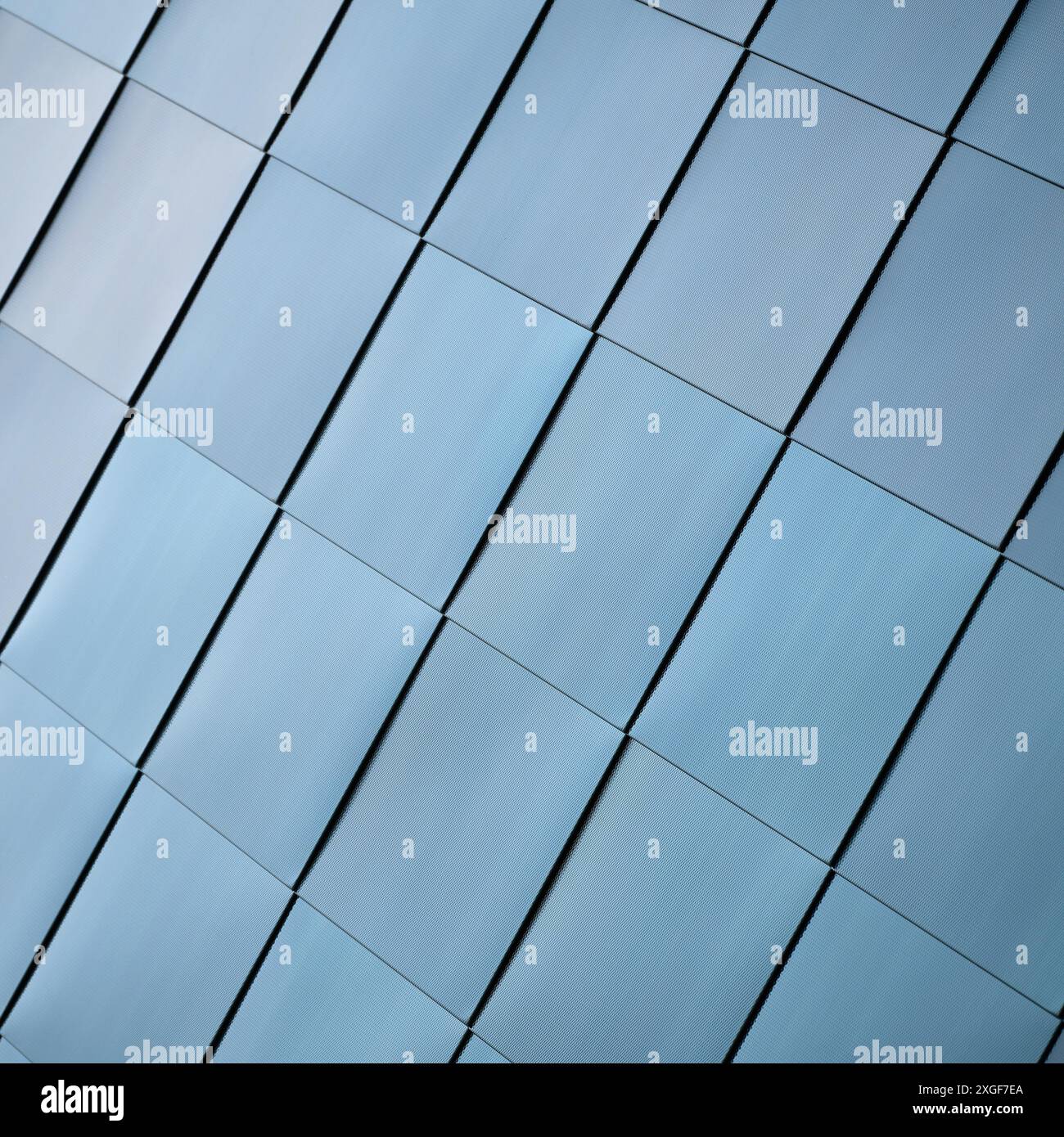 Stainless steel facade cladding on a modern building Stock Photo - Alamy