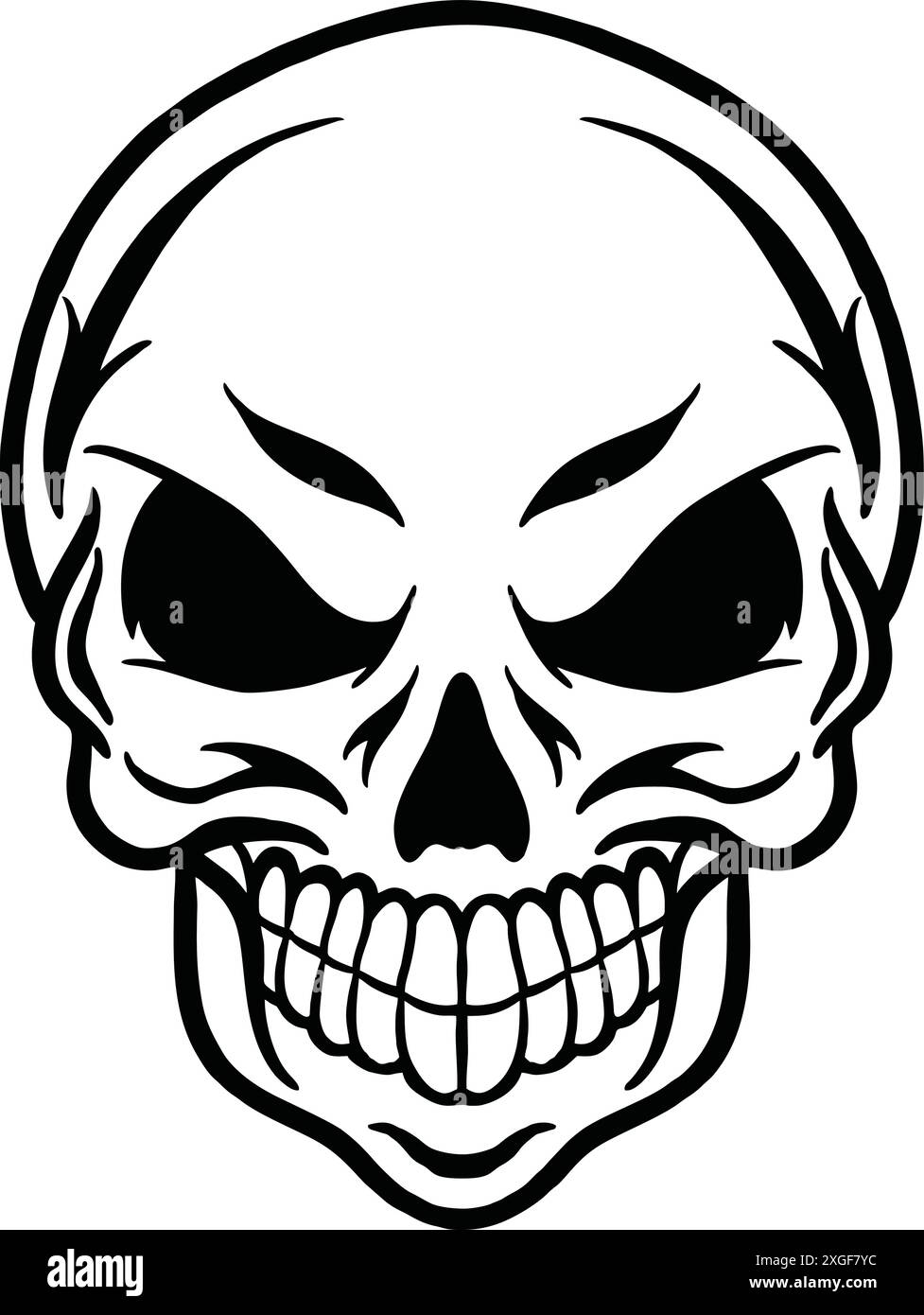 Frontal bone skull Black and White Stock Photos & Images - Alamy