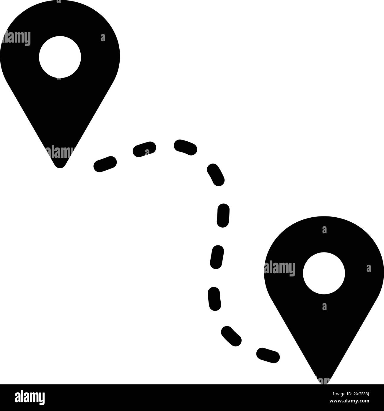 Icon for mile,location Stock Vector Image & Art - Alamy