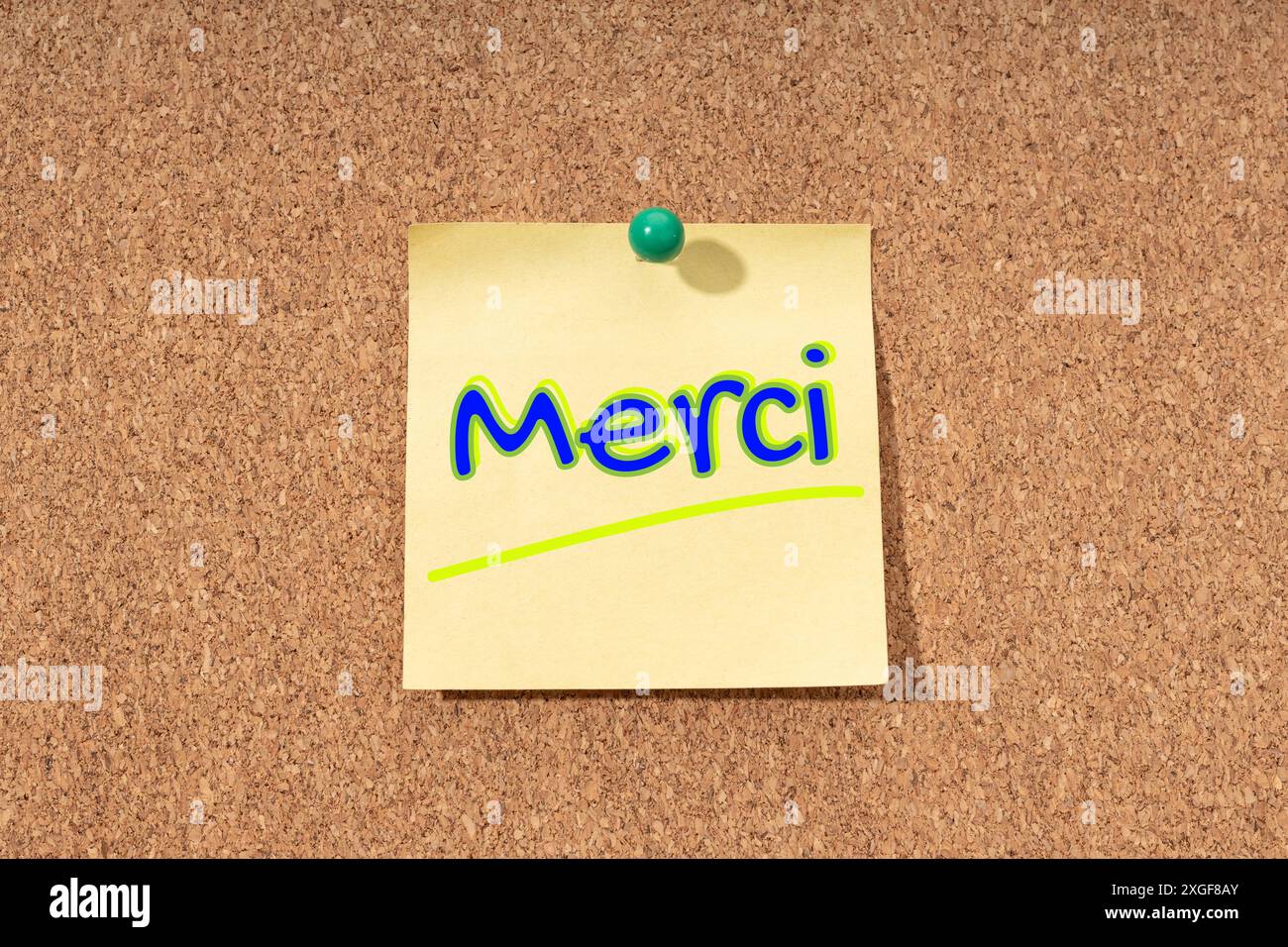 Merci note hi-res stock photography and images - Alamy