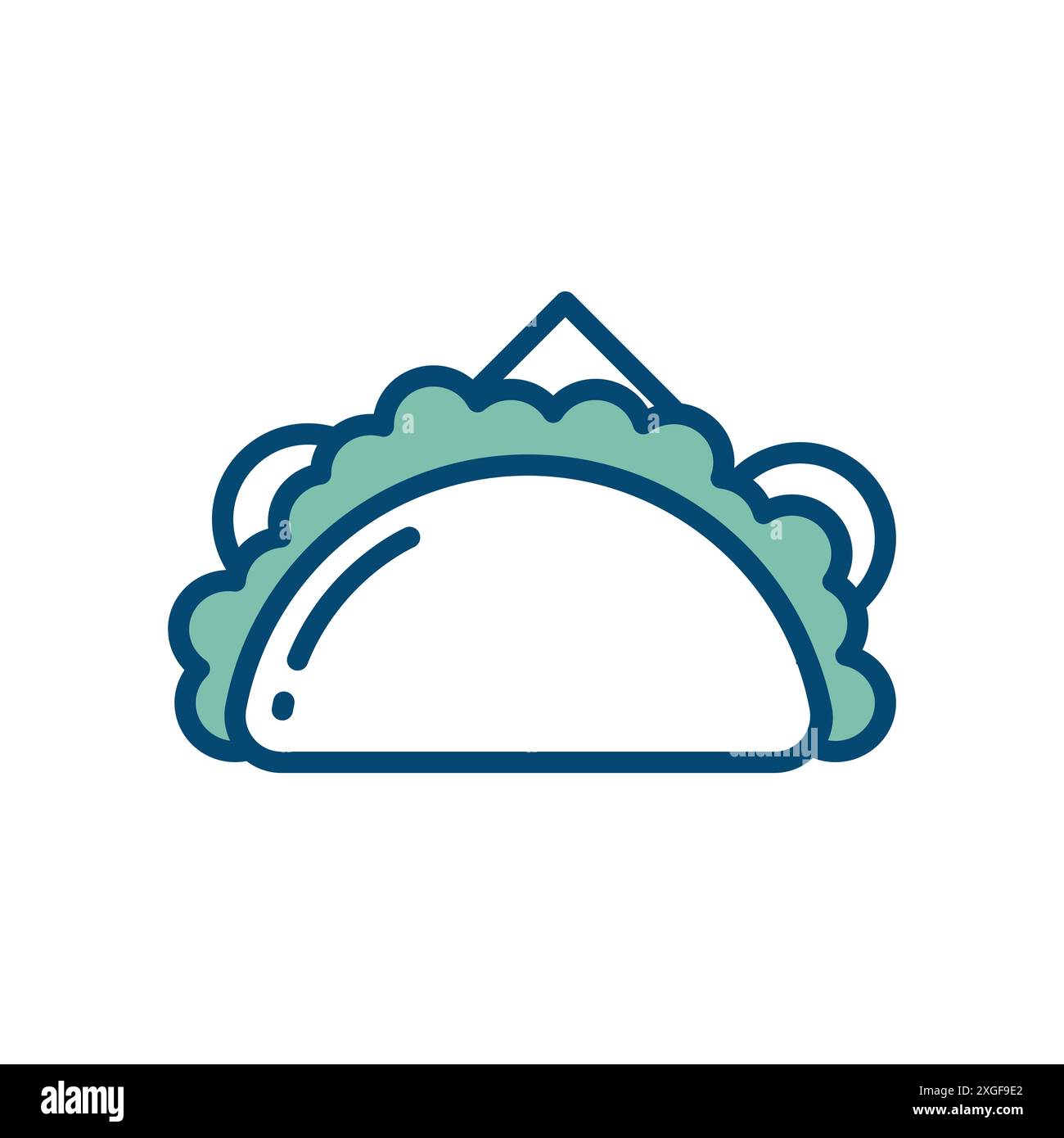 taco icon vector design template in white background Stock Vector Image ...
