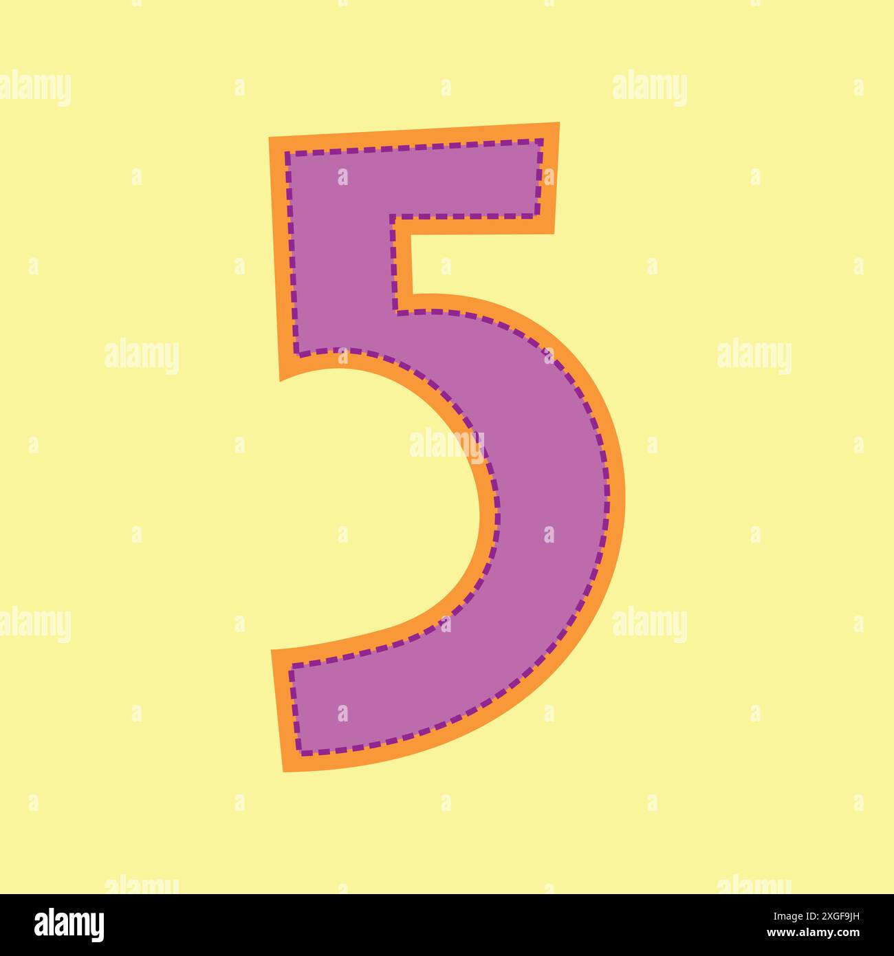Vector set of number Stock Vector Image & Art - Alamy