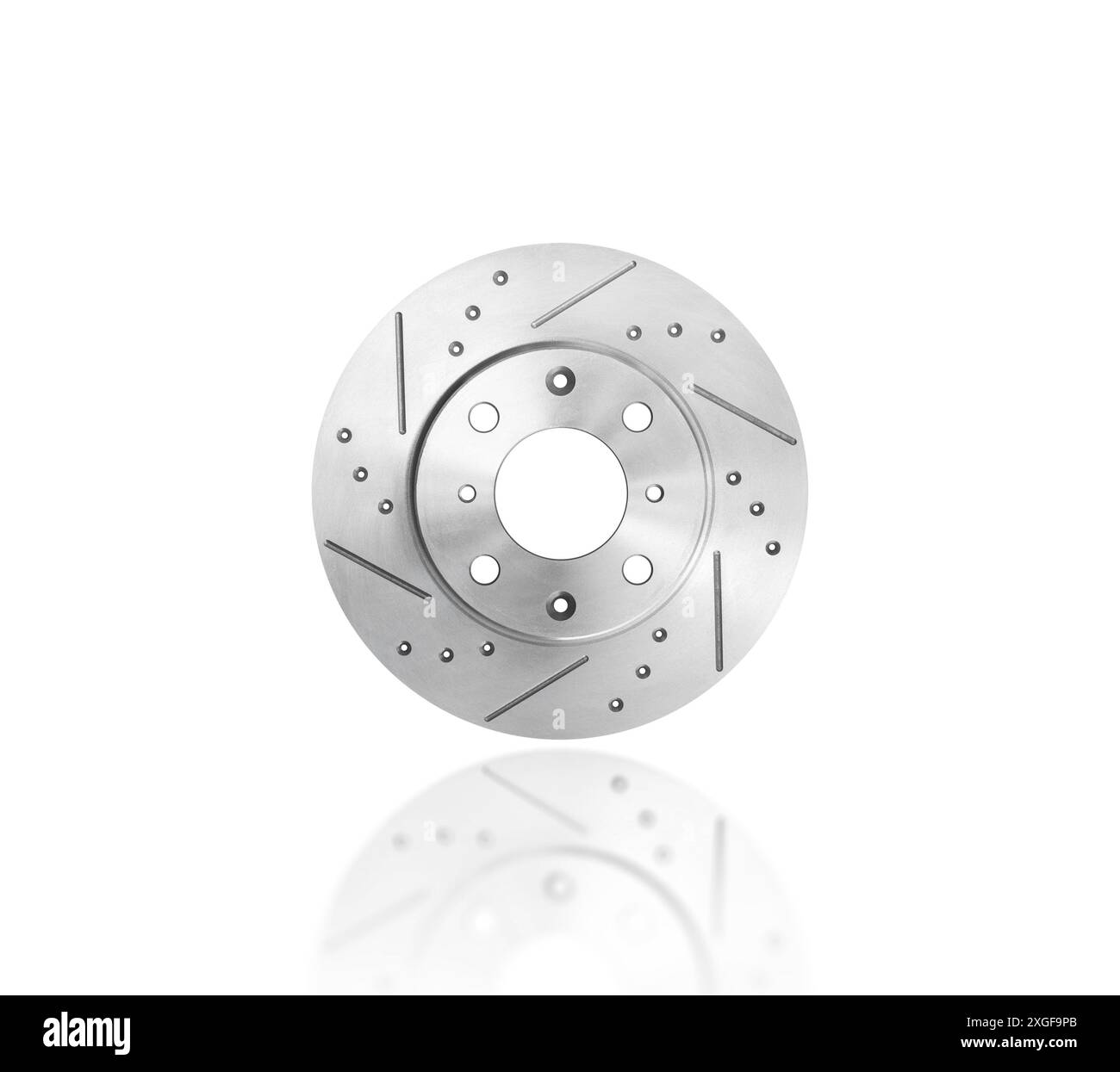 Car brake rotor or brake disc isolated on white background , Automotive ...