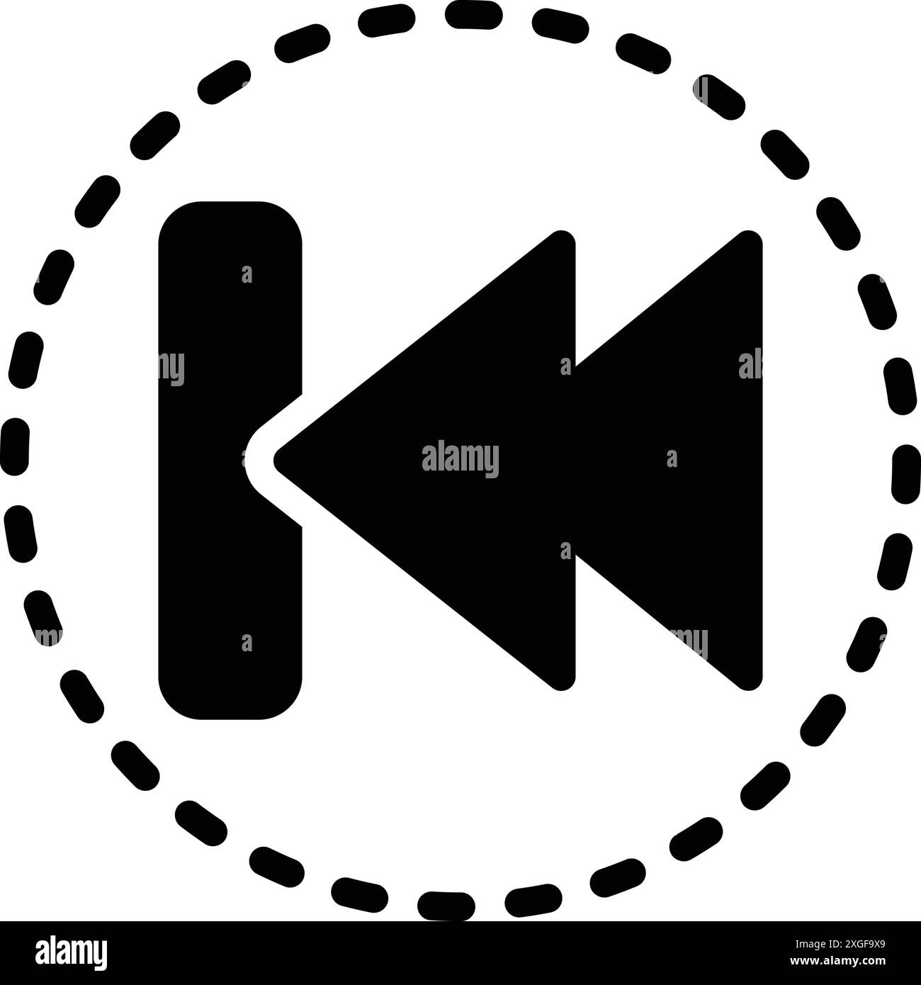 Icon For Reverse Go Back Stock Vector Image And Art Alamy