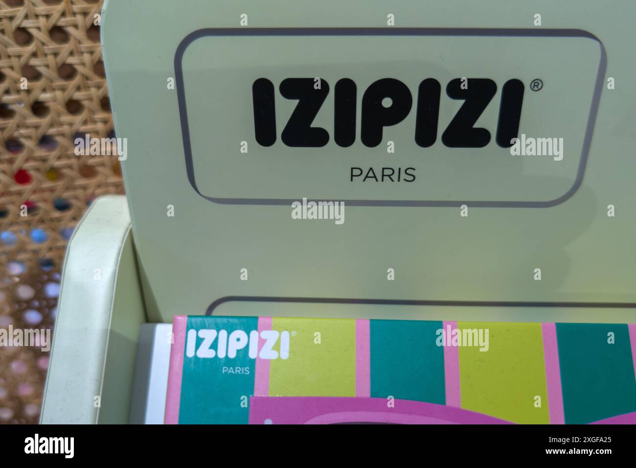 Bordeaux , France - 07 08 2024 : izipizi paris sign brand and text logo ...