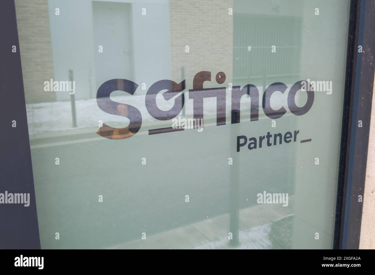 Bordeaux , France - 07 06 2024 : sofinco partner text sign and logo ...