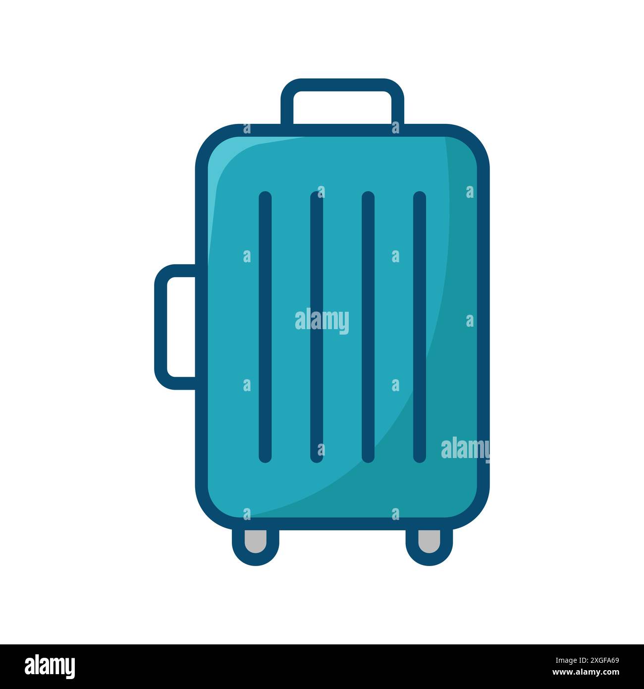 travel bag icon vector design template in white background Stock Vector ...