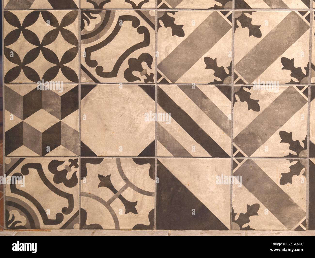 azulejos texture background with floral motifs wall tiles floor ...