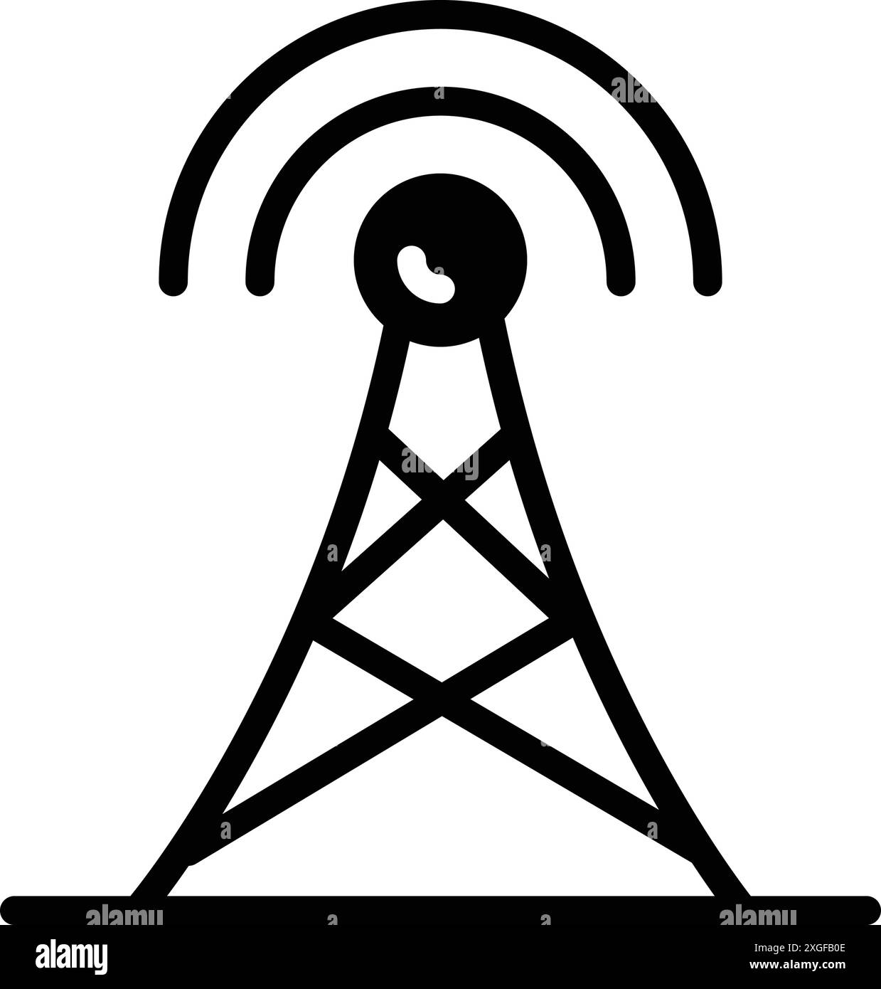 Antenna aerial broadcasting Stock Vector Images - Alamy