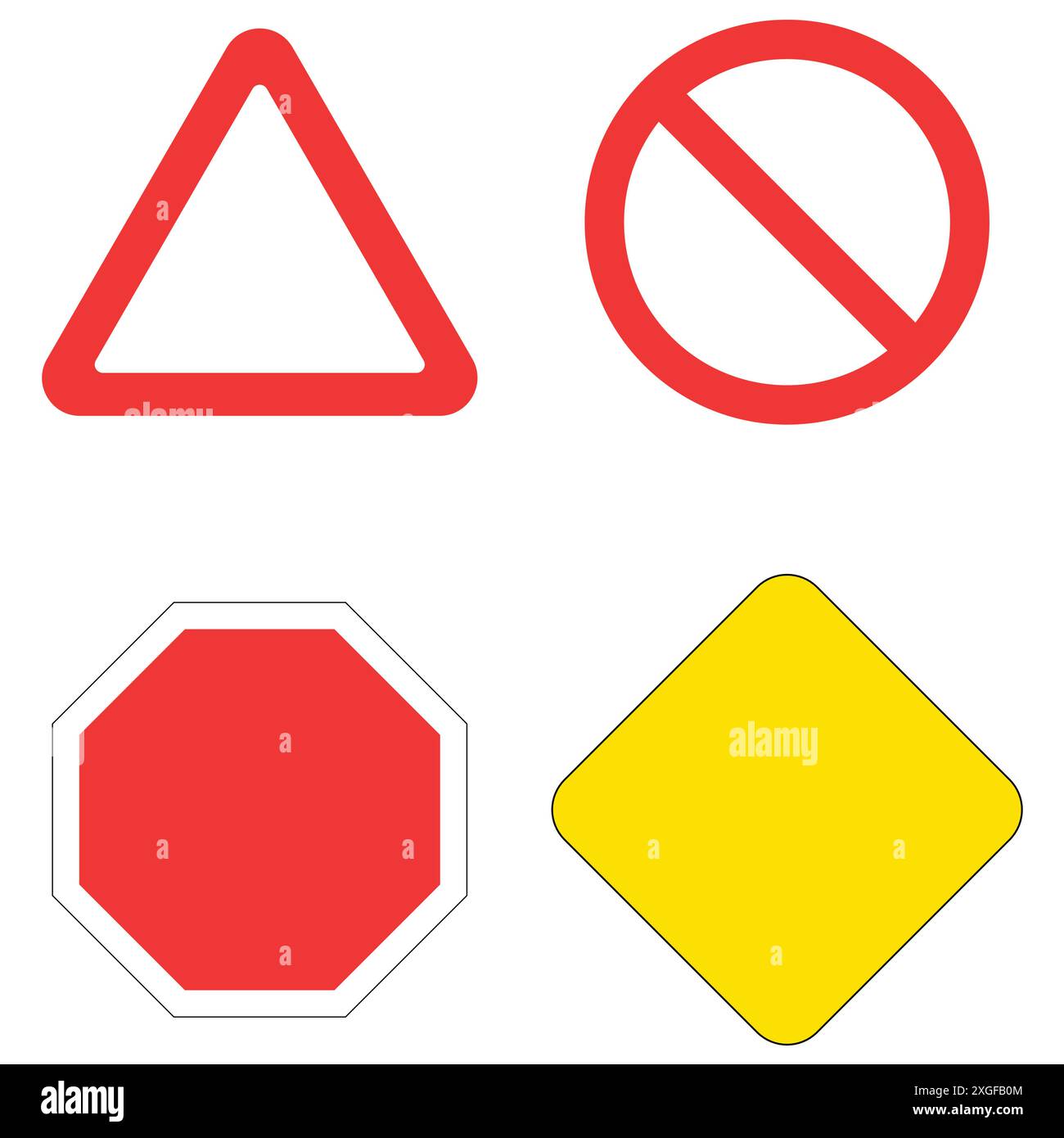 Traffic Sign Or Road Signs Vector Design Stock Vector Image And Art Alamy