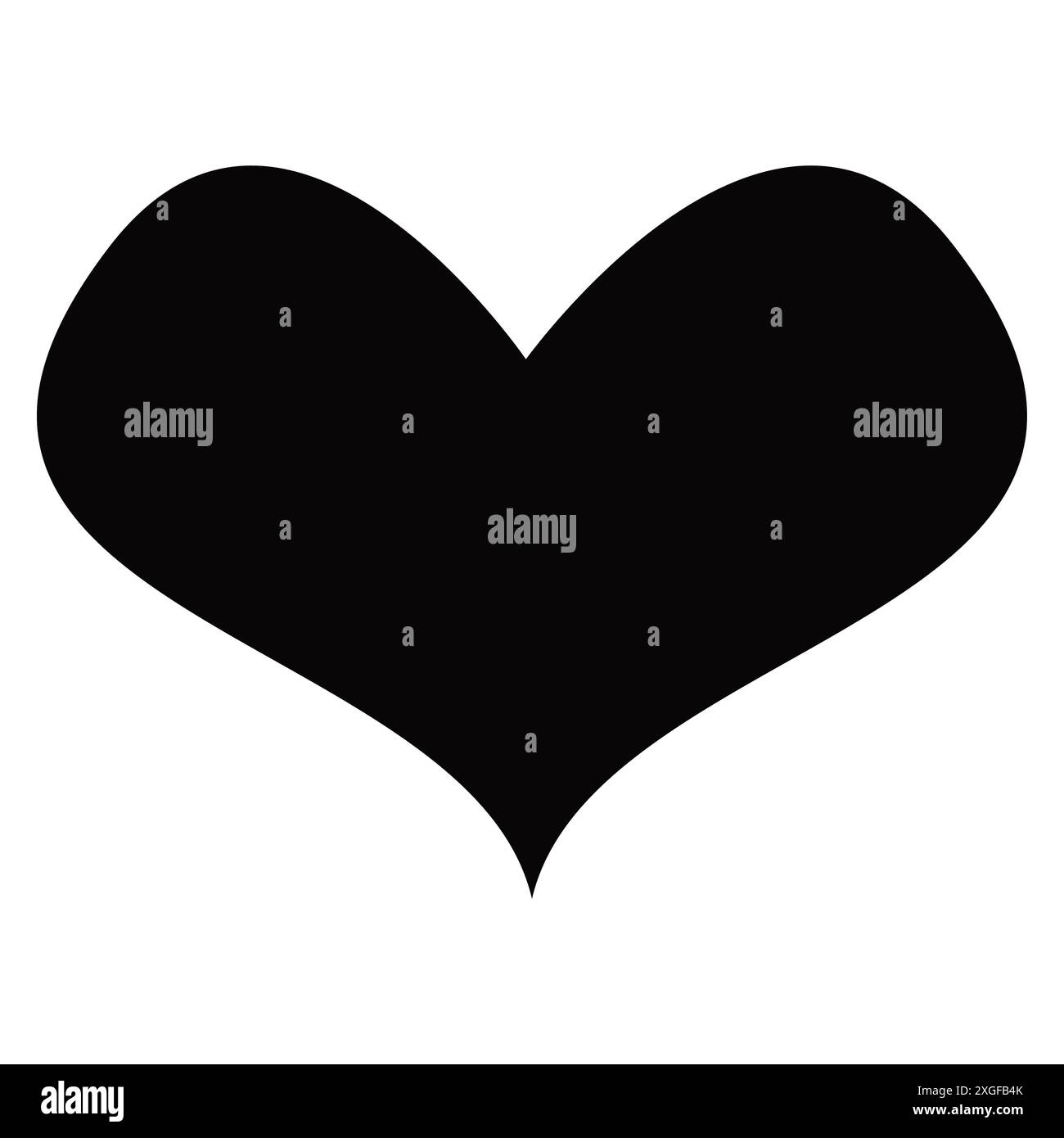 Retro heart shape symbol Black and White Stock Photos & Images - Alamy