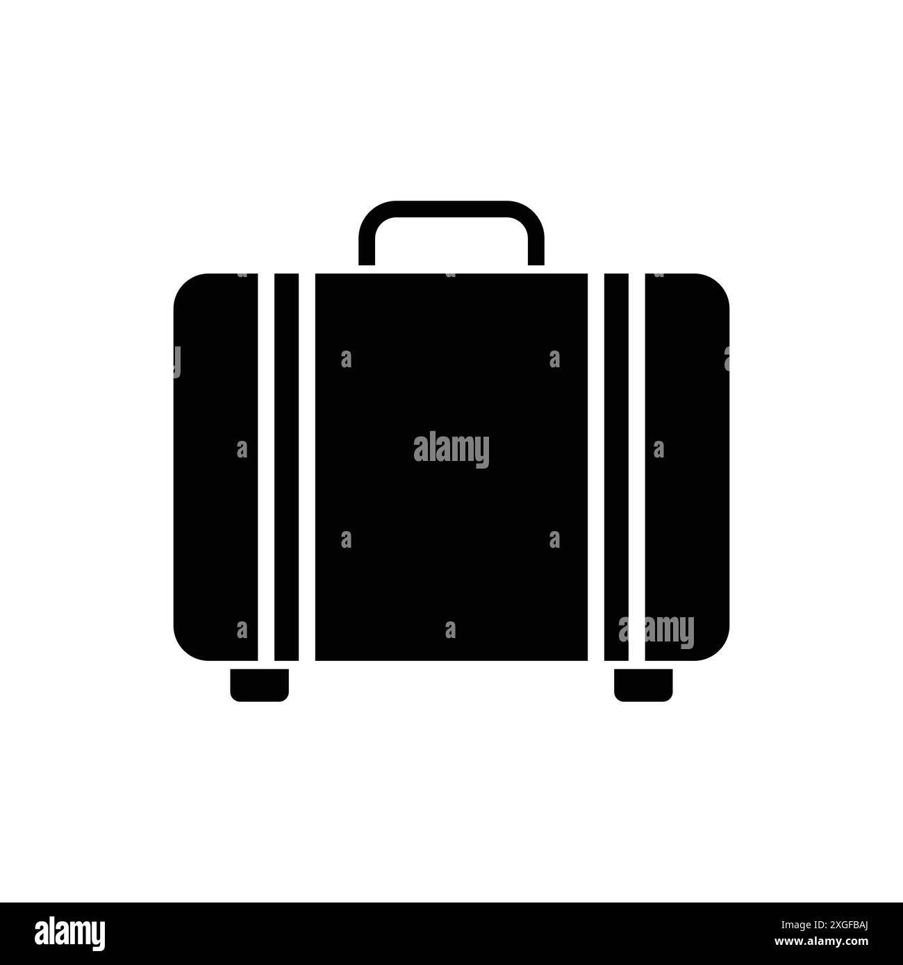 travel bag icon vector design template in white background Stock Vector ...