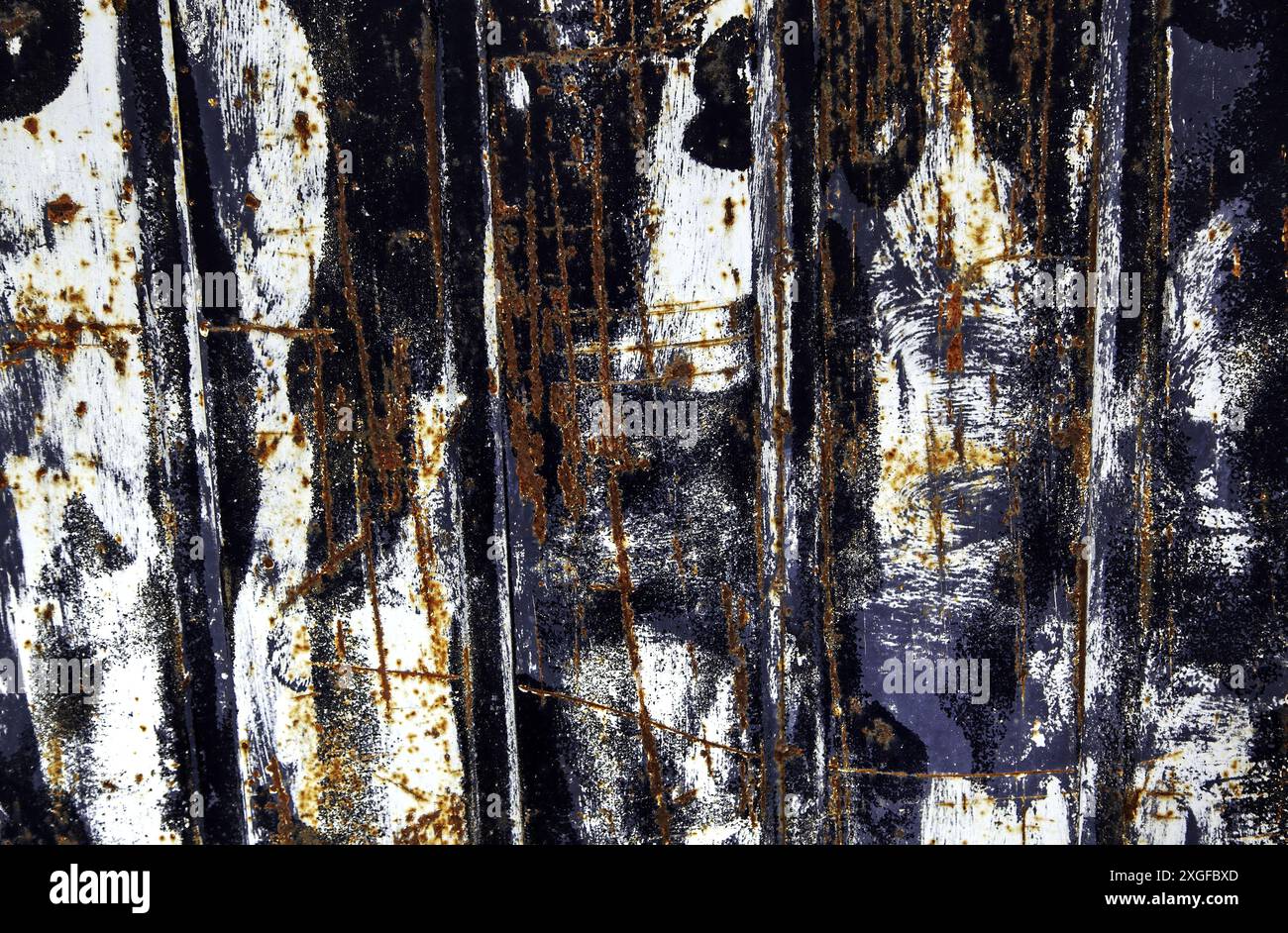 Detail of old dirty and damaged metal wall, rust Stock Photo - Alamy