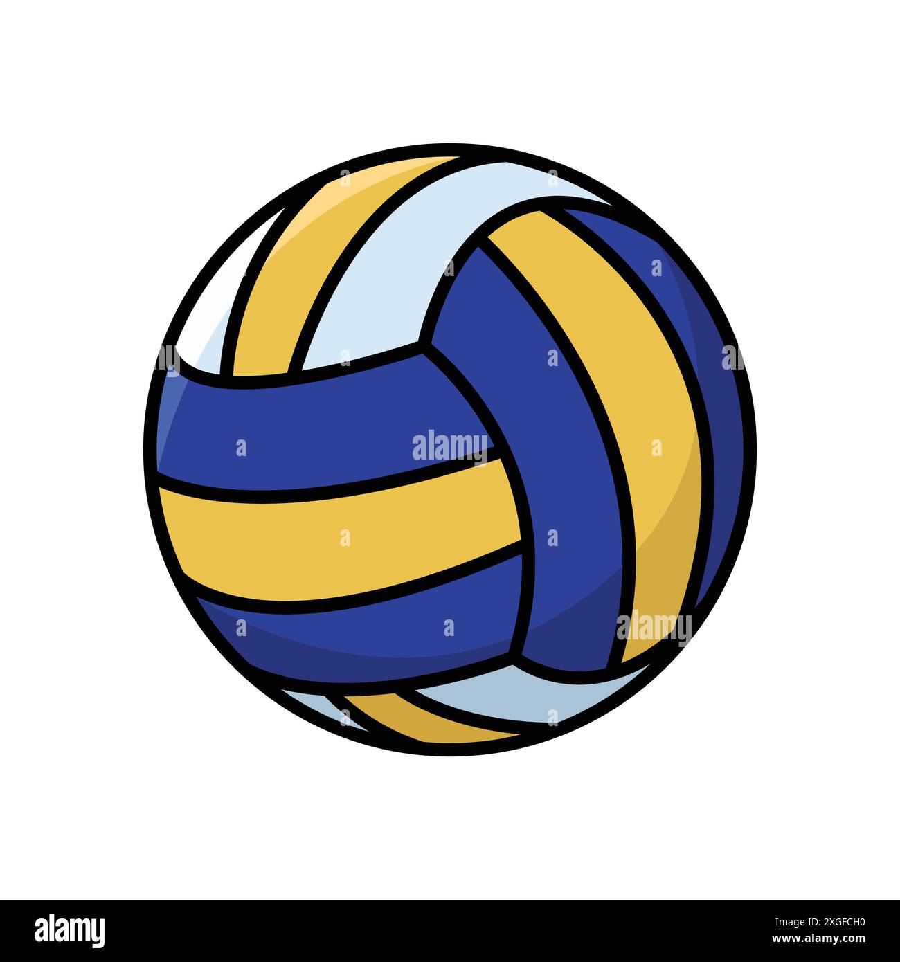 volleyball icon vector design template in white background Stock Vector ...