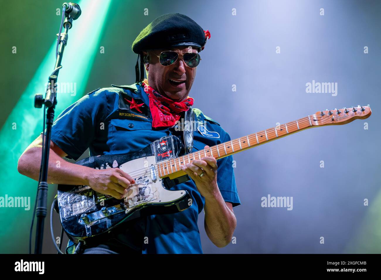 Villafranca Di Verona, Italy. 08th July, 2024. Tom Morello, stage name ...