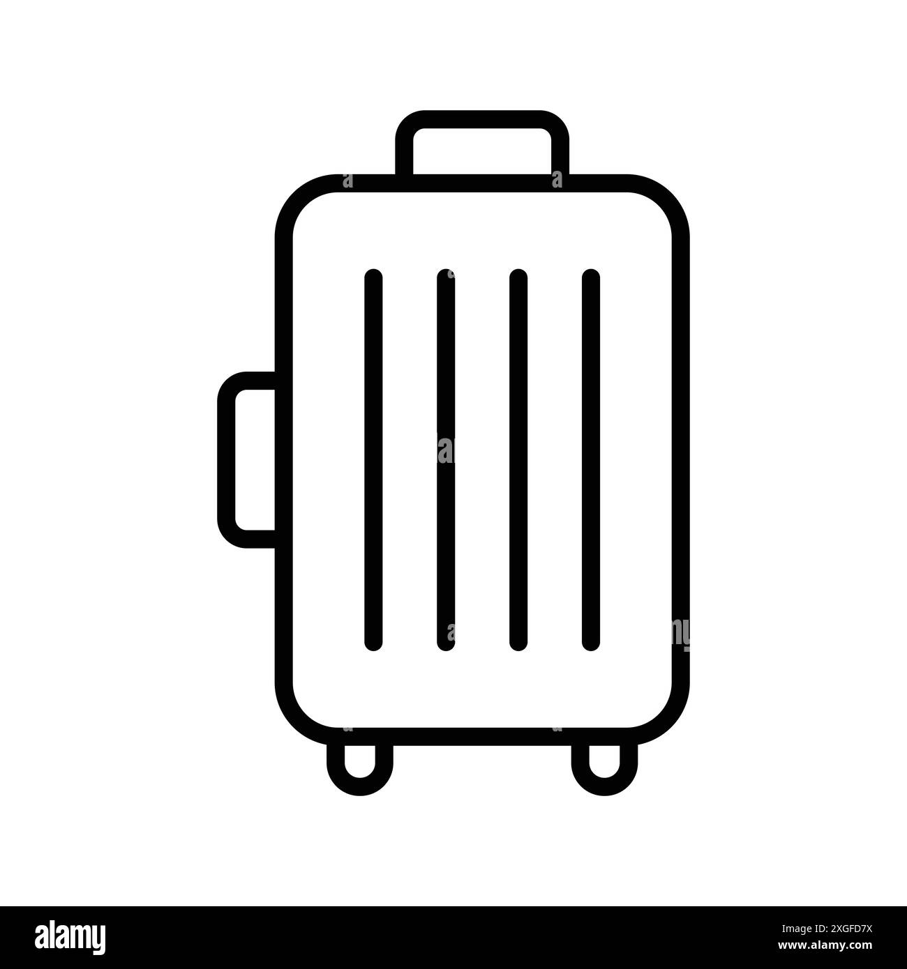 travel bag icon vector design template in white background Stock Vector ...
