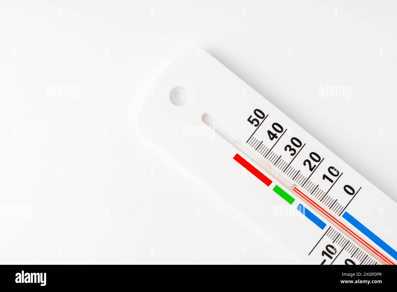 White Thermometer and Hygrometer Displaying Room Temperature and ...