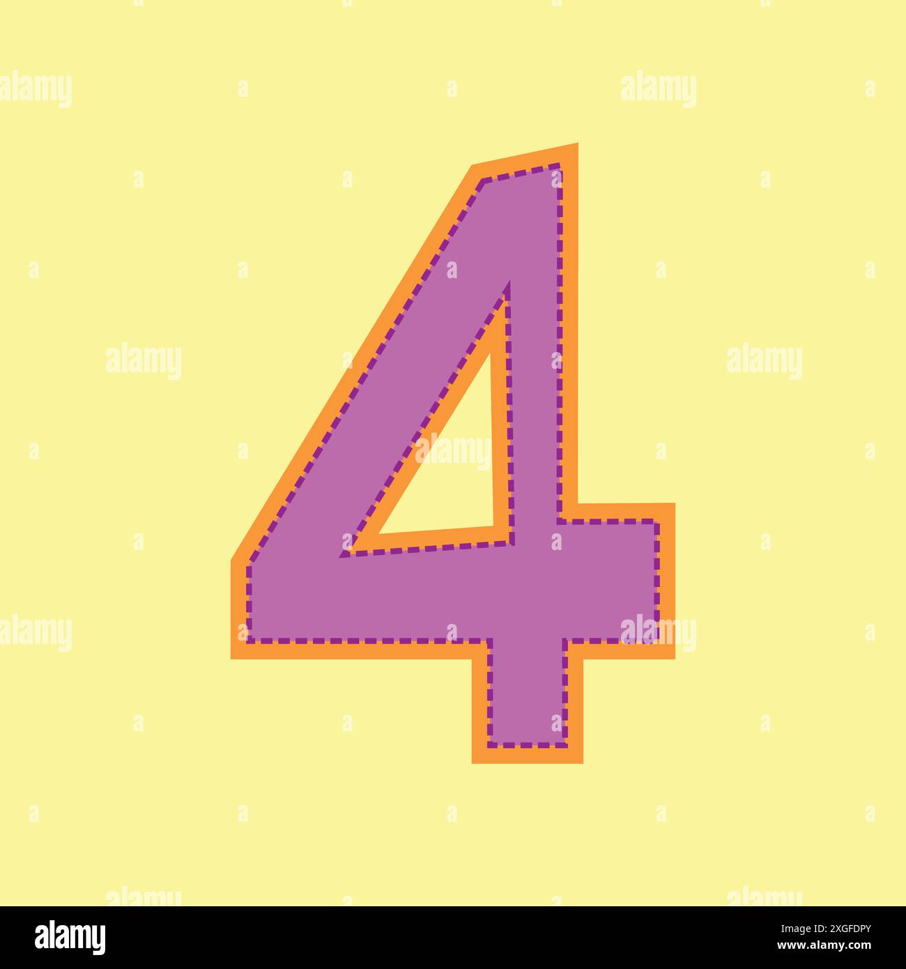 Vector set of number Stock Vector Image & Art - Alamy